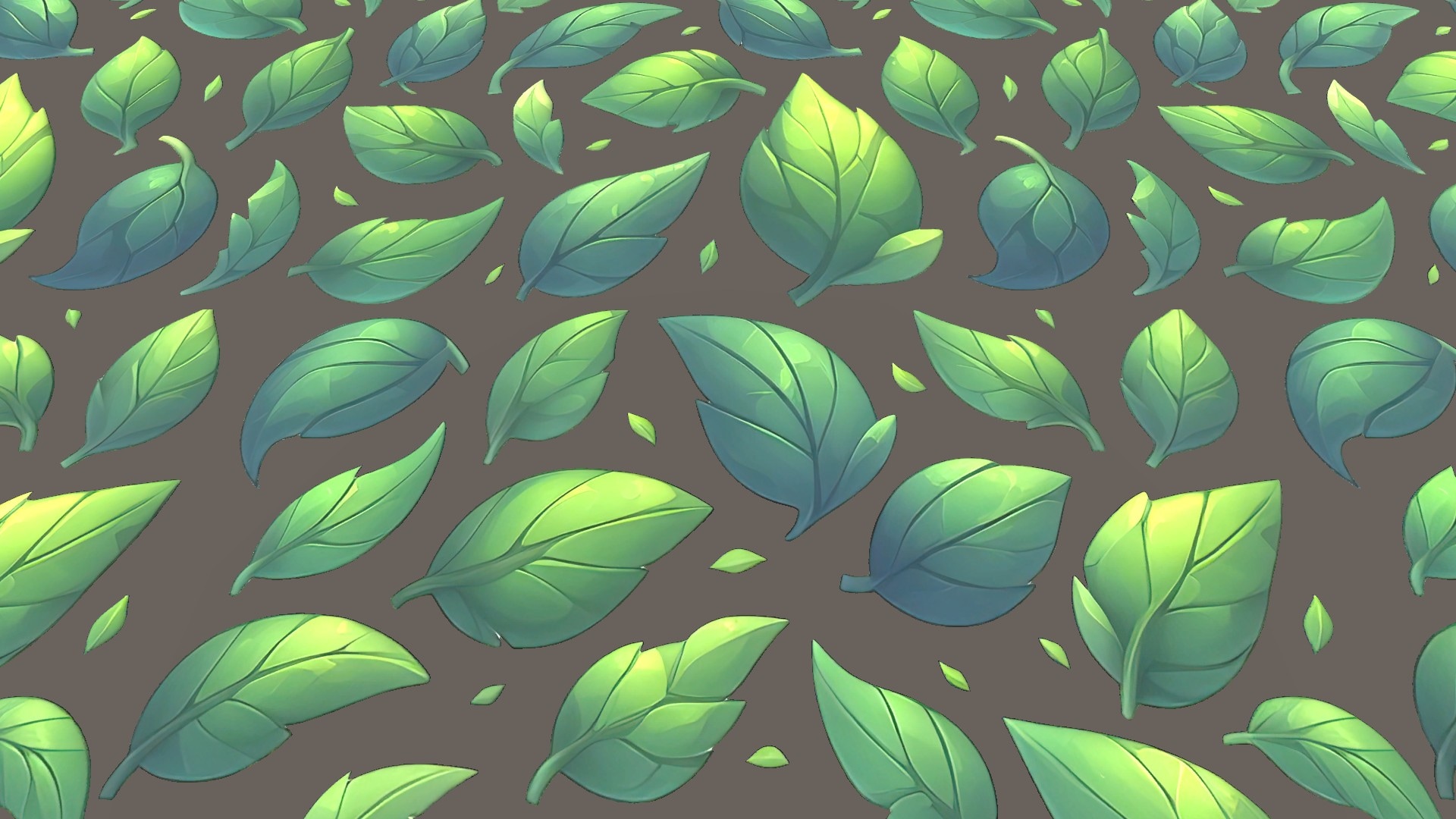 Hand Painted Textures - Vol 69 - Leaves in Materials - UE Marketplace