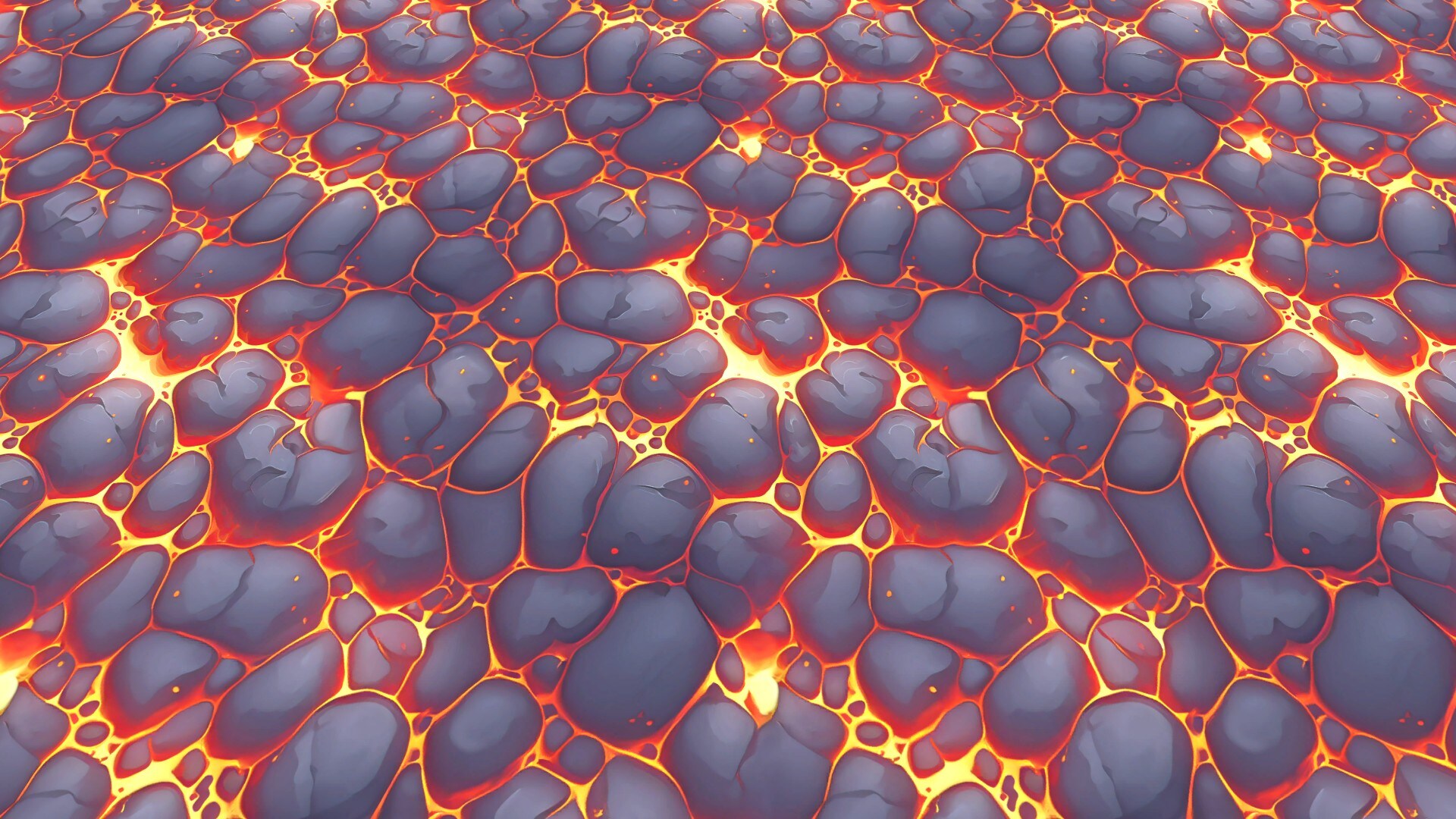 Hand Painted Textures - Vol 76 - Lava in Materials - UE Marketplace