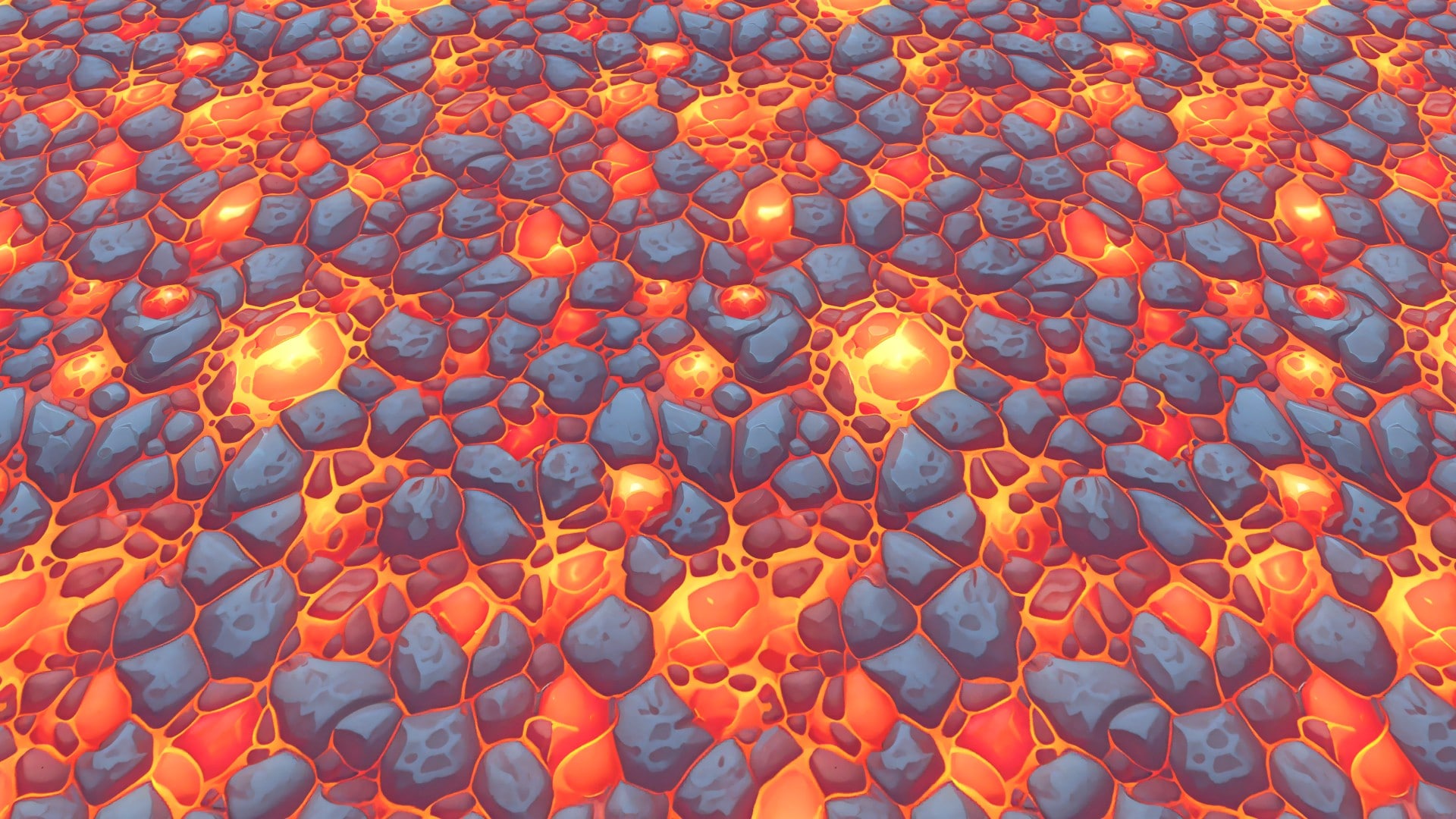 Hand Painted Textures - Vol 76 - Lava in Materials - UE Marketplace