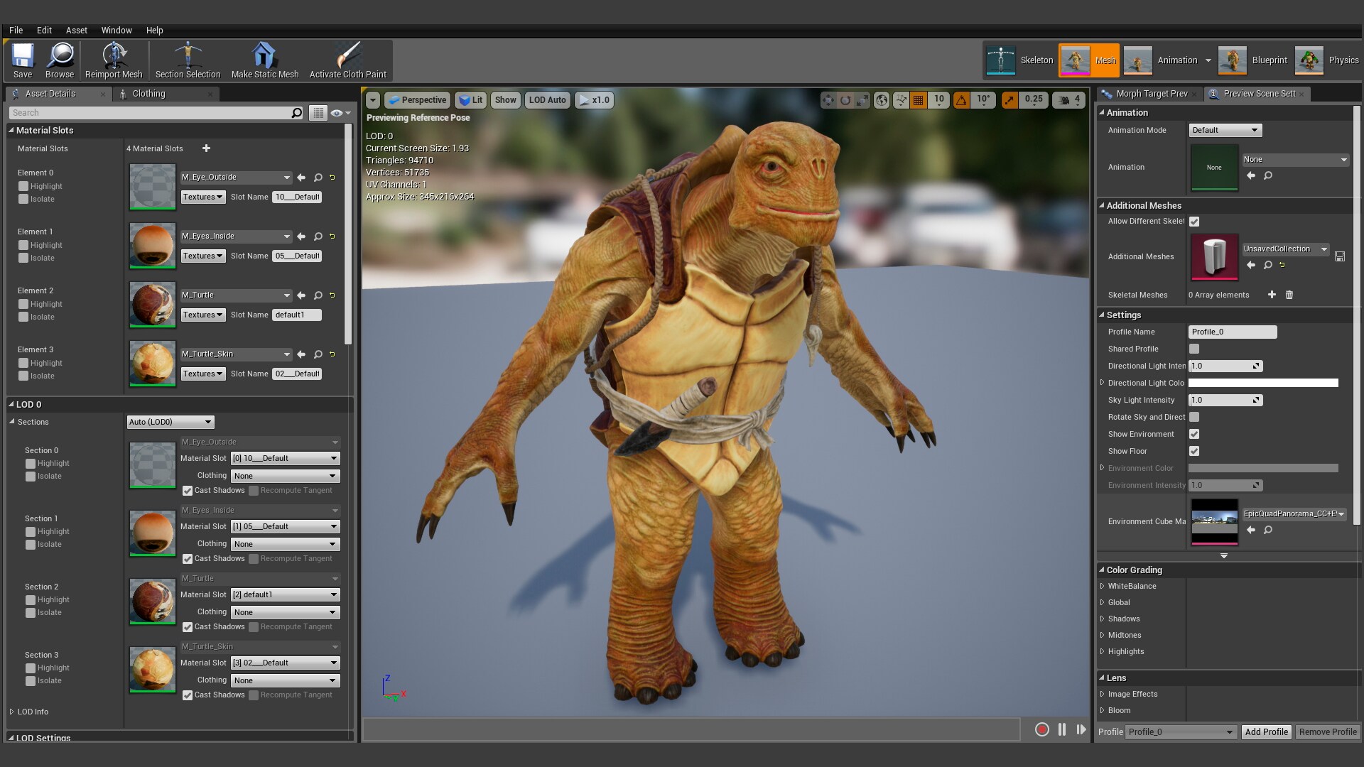 Turtle in Characters - UE Marketplace
