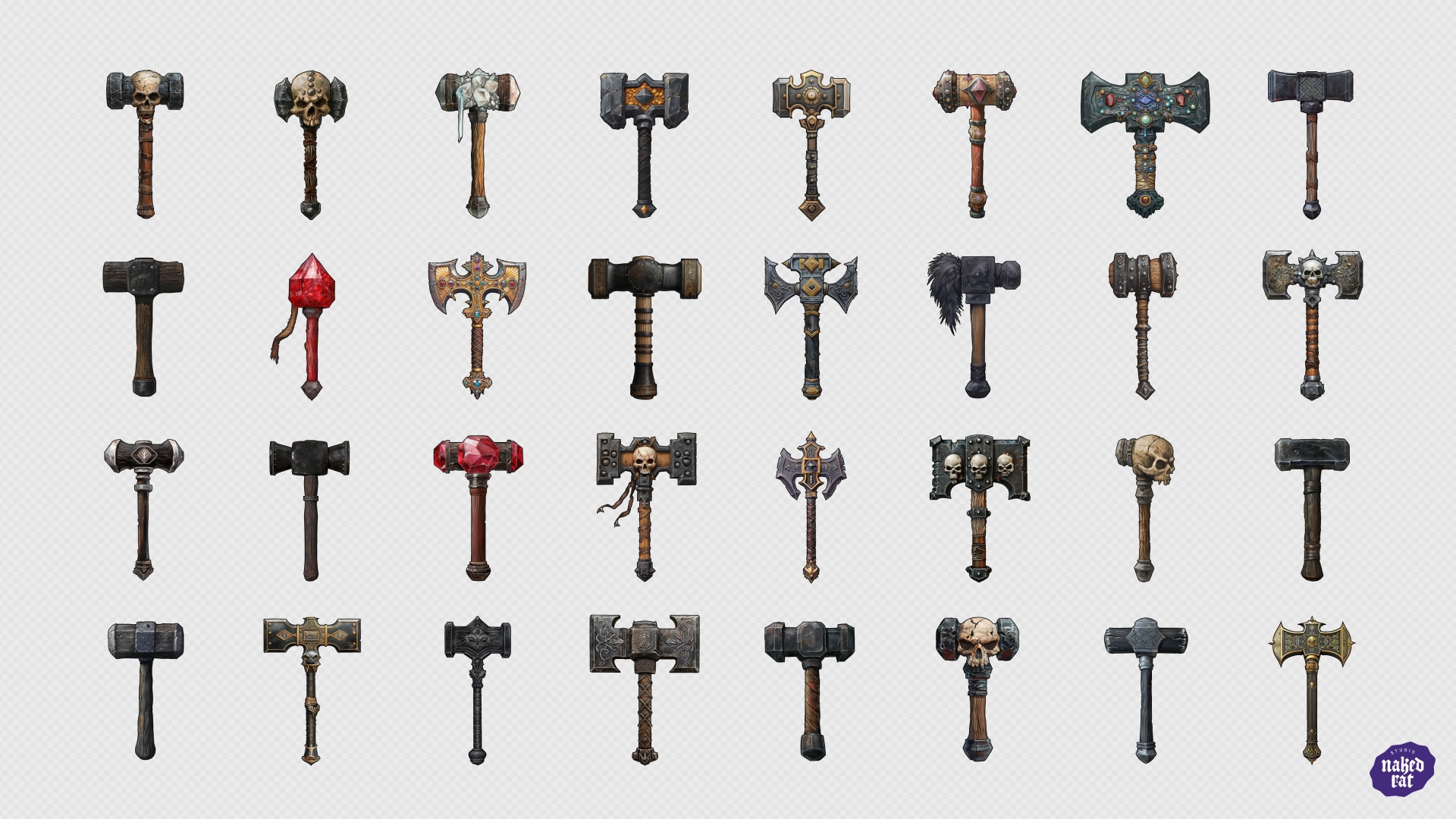 Hammers 2D Pack in 2D Assets - UE Marketplace