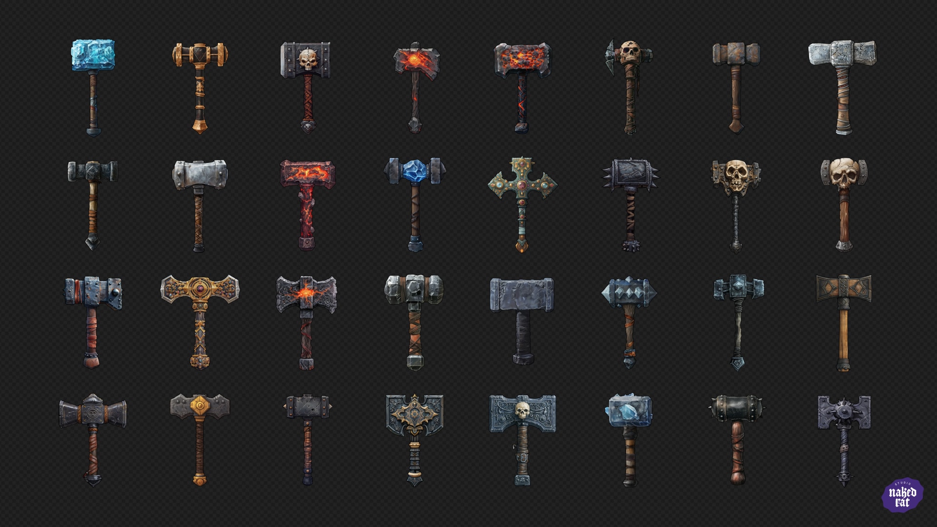 Hammers 2D Pack in 2D Assets - UE Marketplace