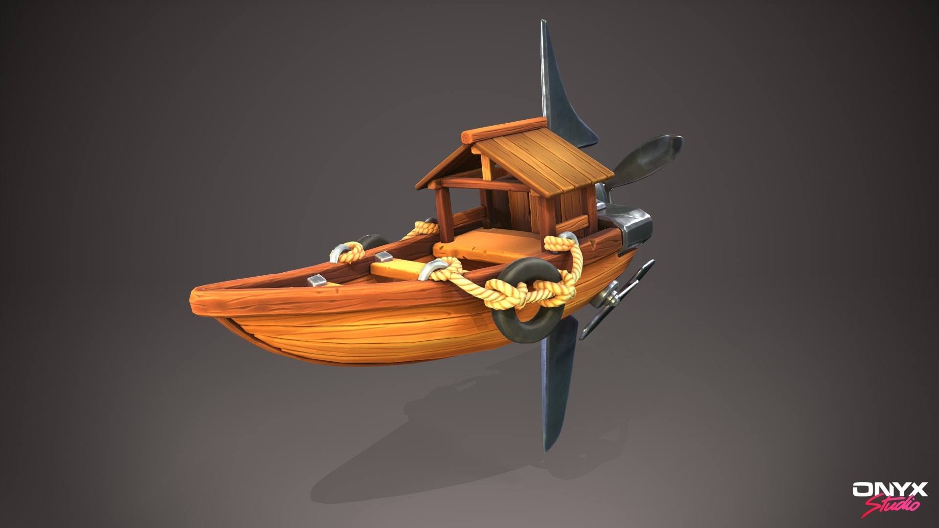 Stylized Floating Market in Props - UE Marketplace