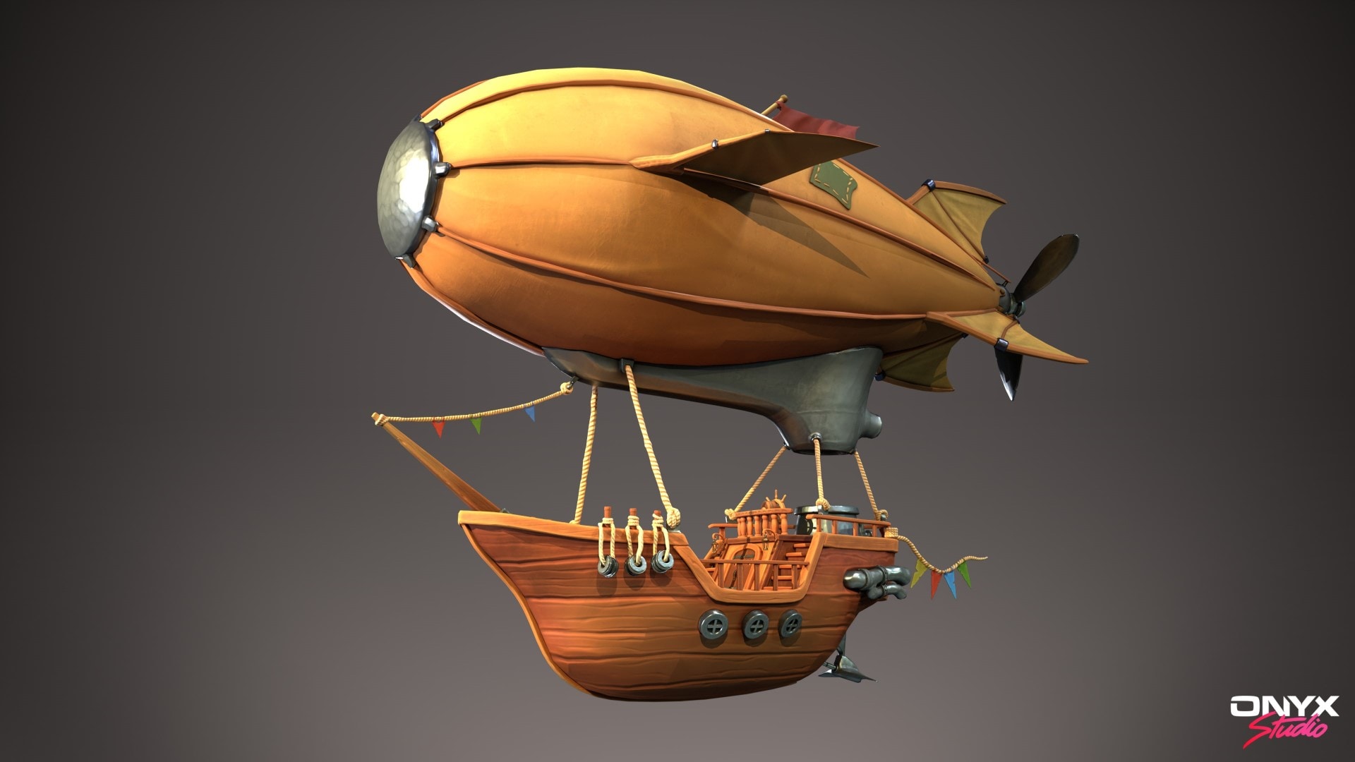Stylized Floating Market in Props - UE Marketplace