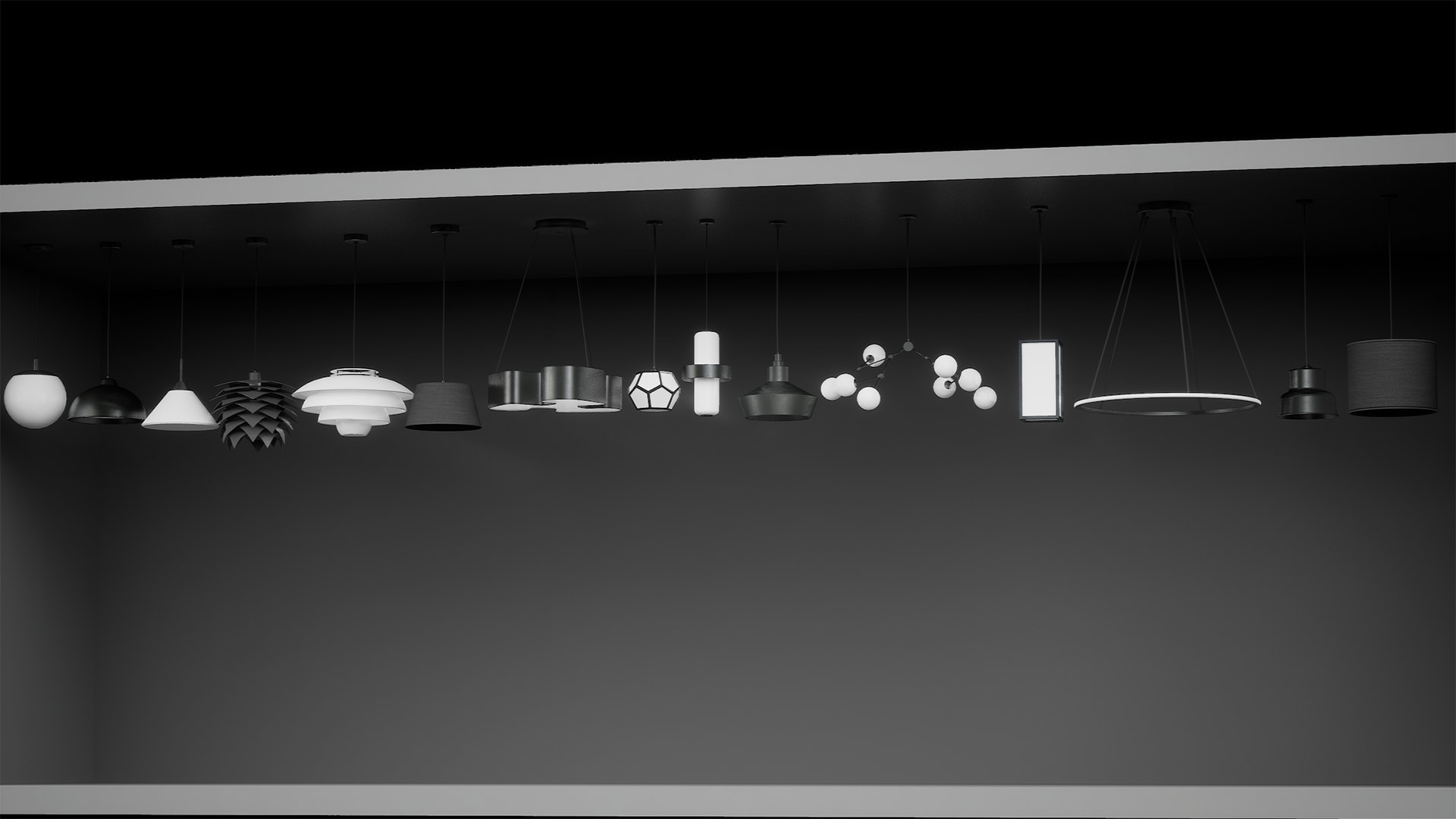 Pedant lamps pack 01 in Props - UE Marketplace