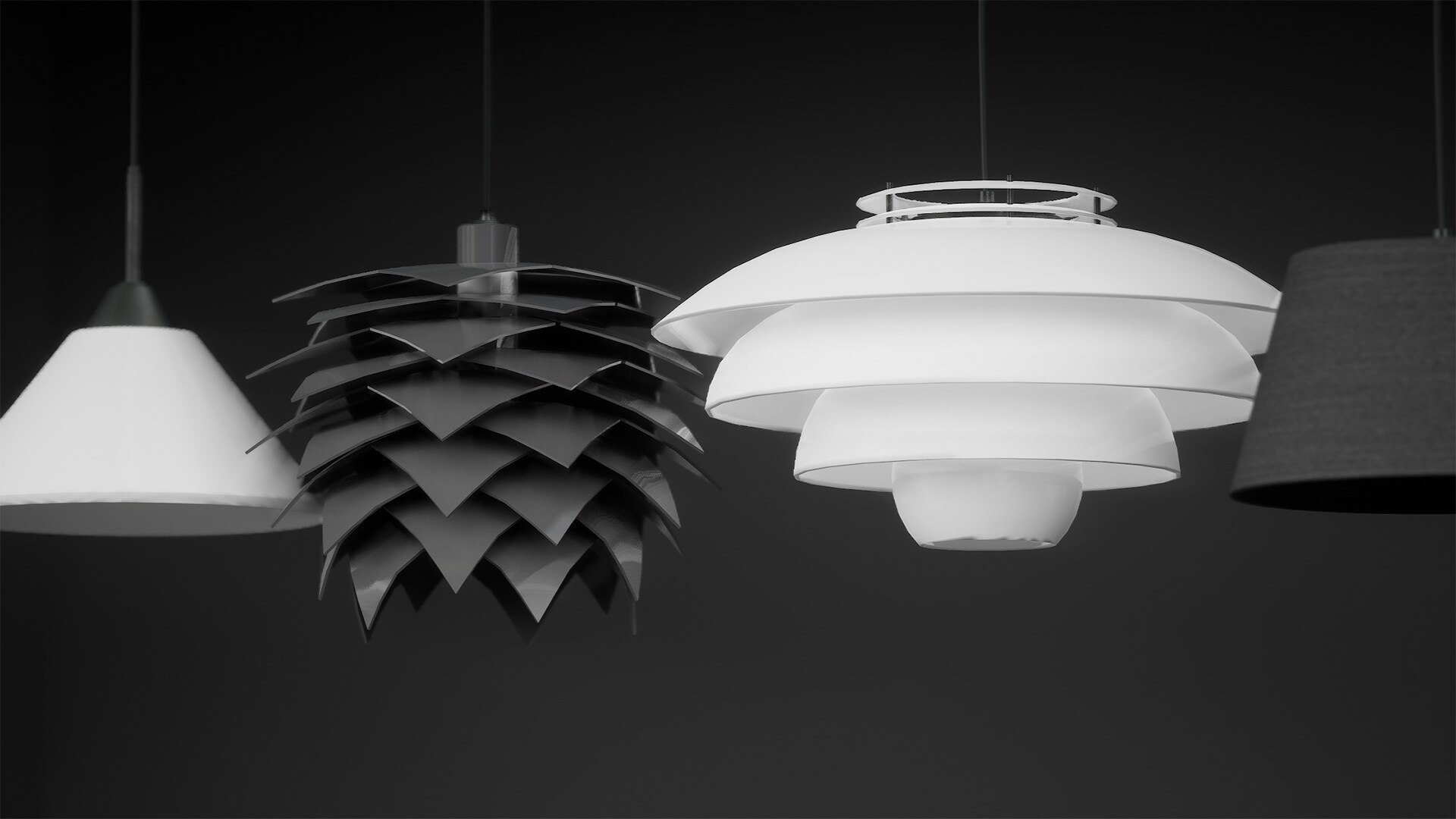 Pedant lamps pack 01 in Props - UE Marketplace