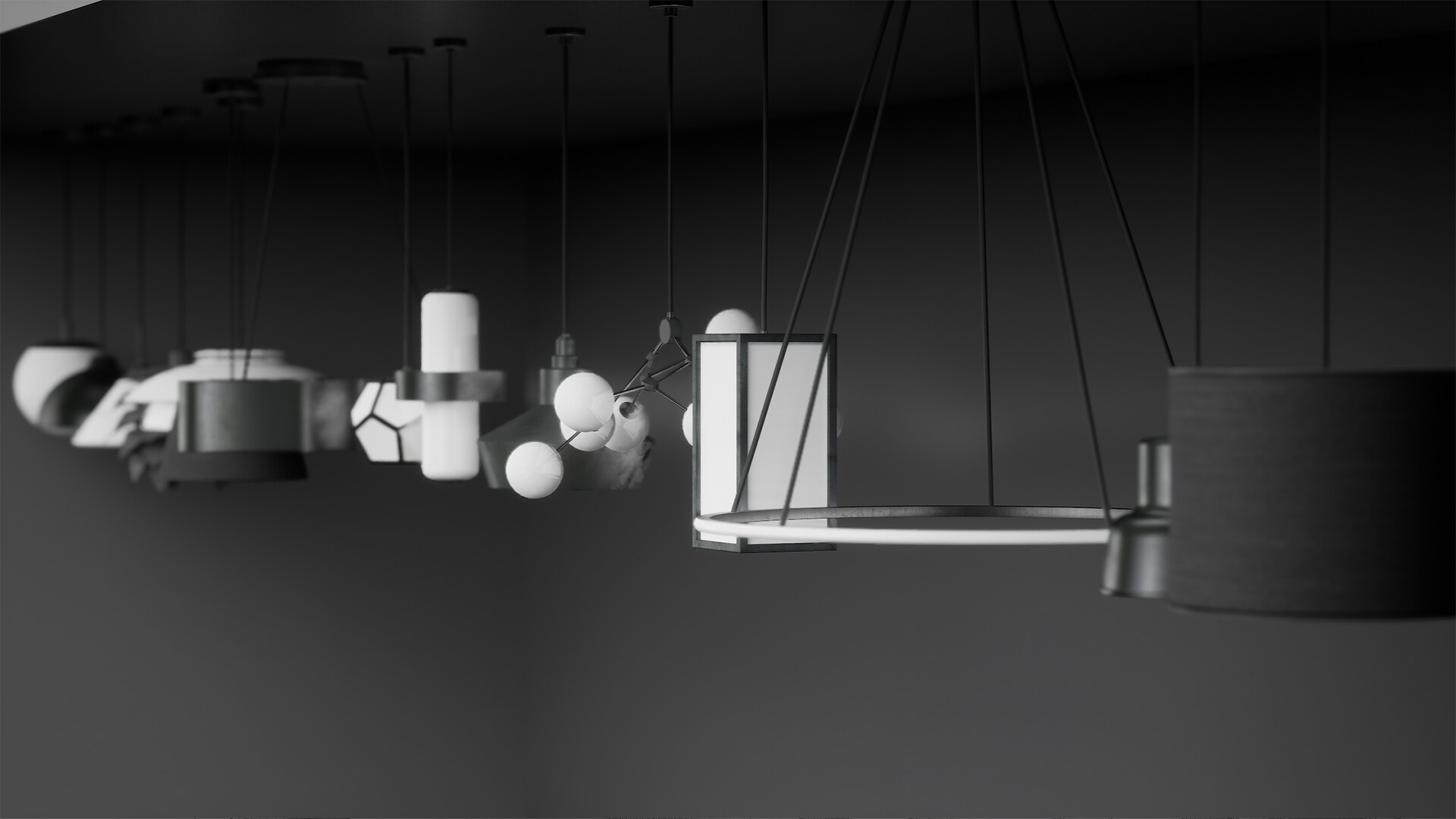 Pedant lamps pack 01 in Props - UE Marketplace