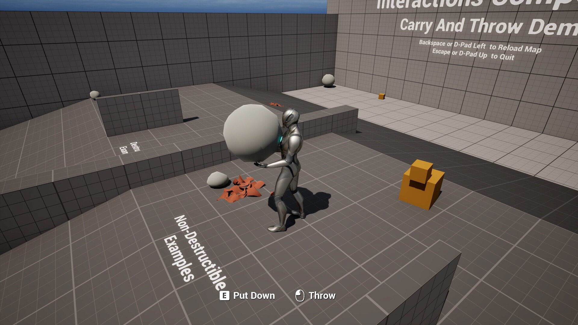 在蓝图创建的Interactions Component - Carry & Throw - 虚幻引擎商城