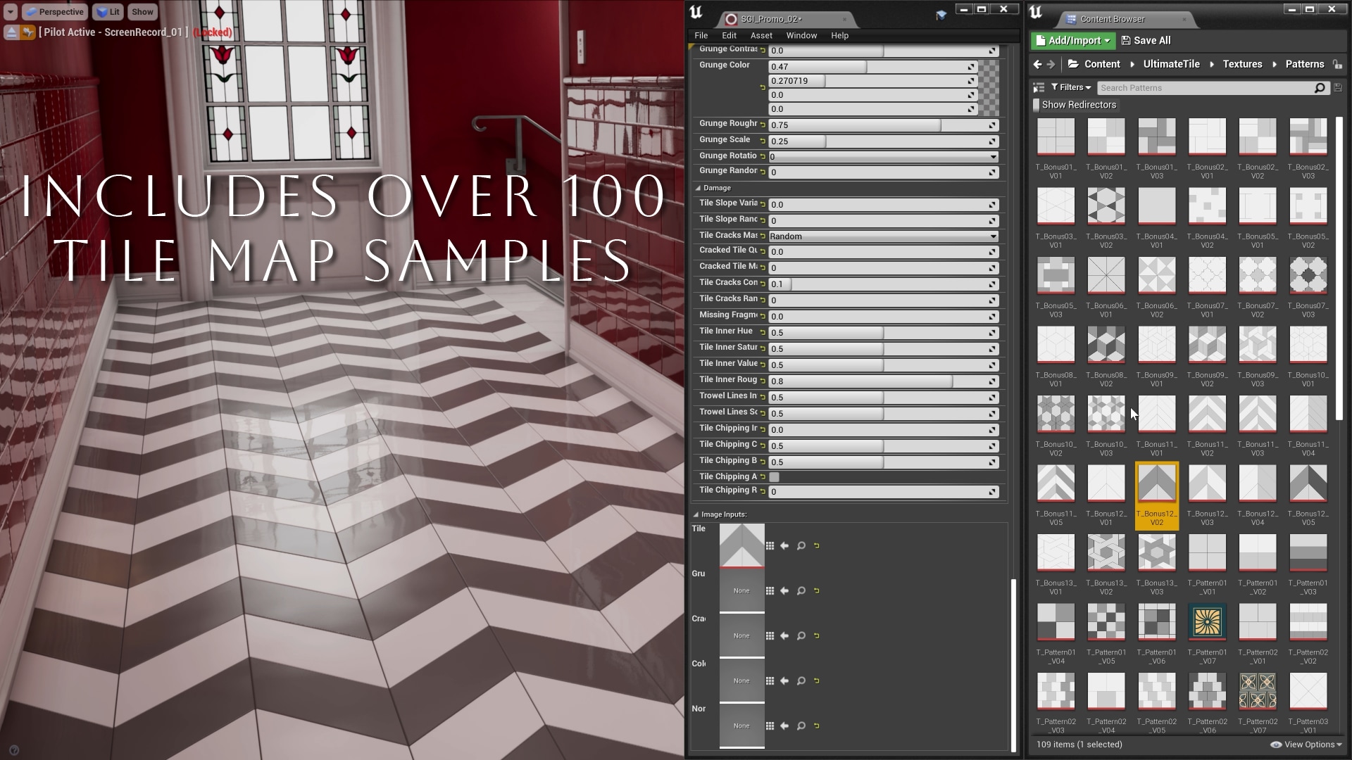 Ultimate Tile: Tiles Generator Material in Materials - UE Marketplace