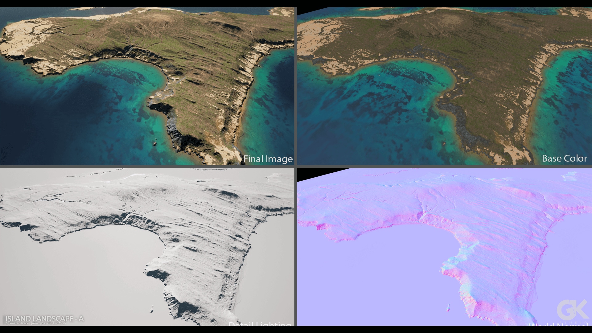 Island Landscape - A in Environments - UE Marketplace