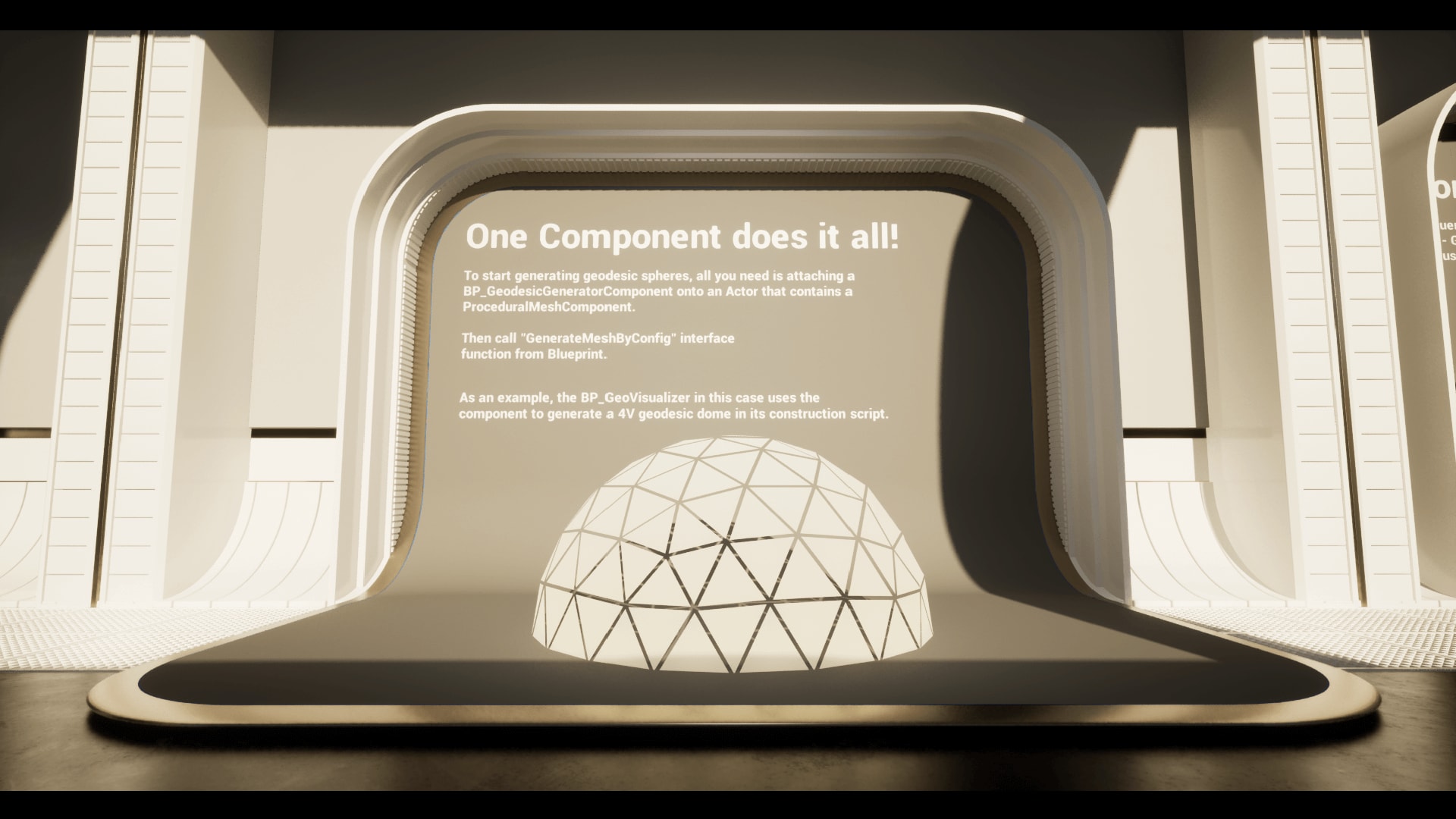 Geodesic Sphere Generator In Blueprints Ue Marketplace