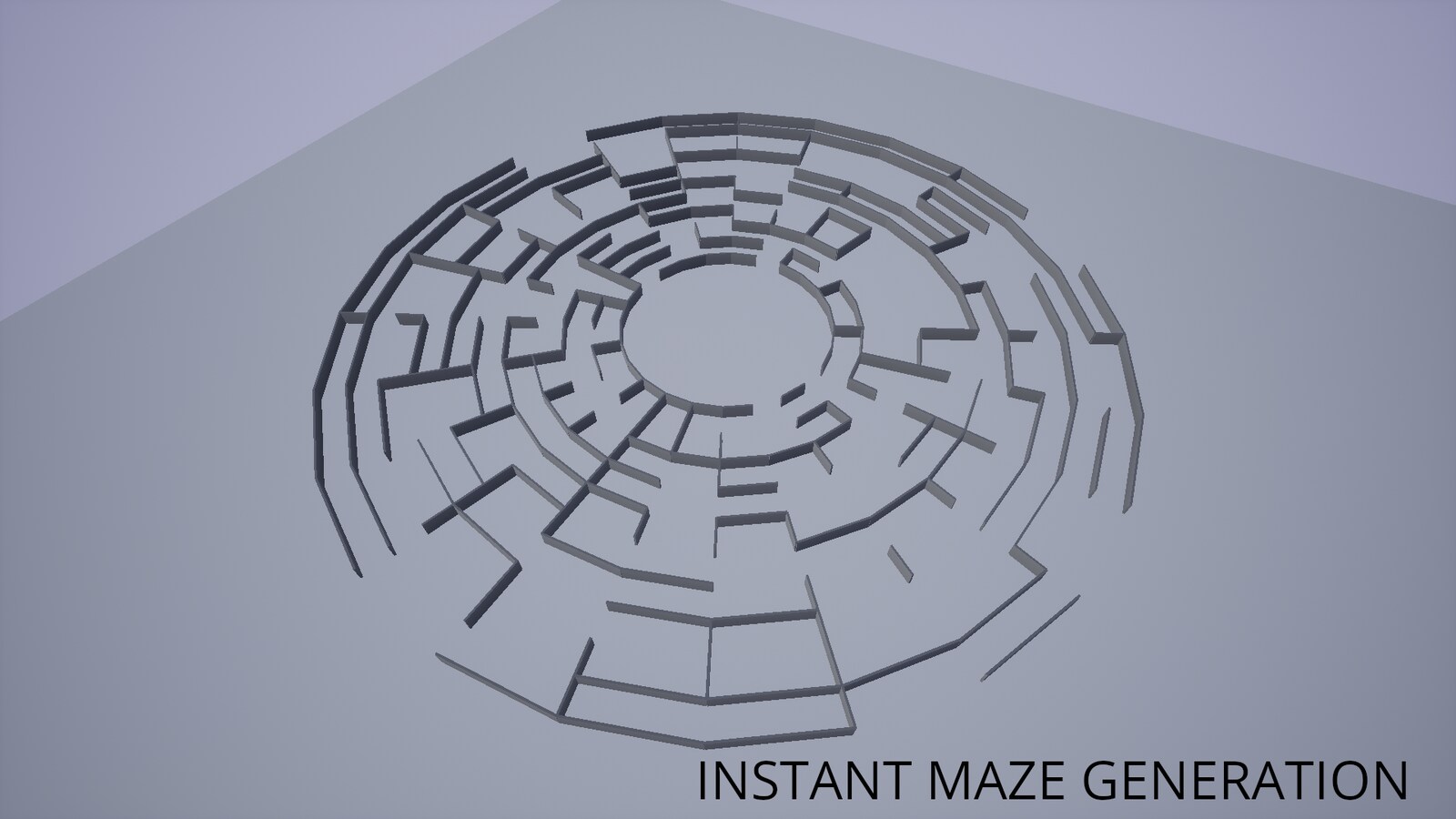 Circular Maze Generator in Blueprints - UE Marketplace