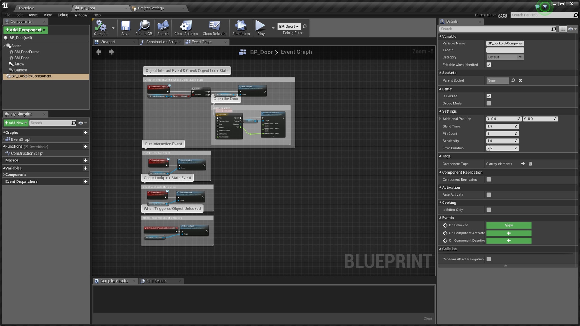 Lockpick System in Blueprints - UE Marketplace