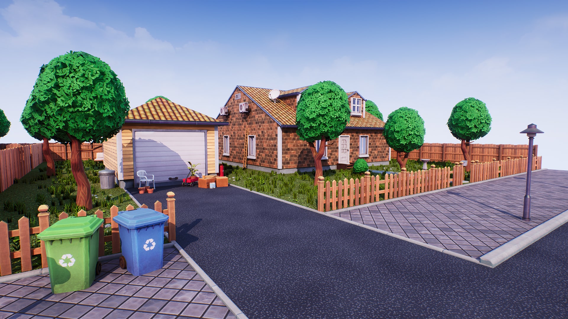 Stylized Town Assets Pack in Environments - UE Marketplace