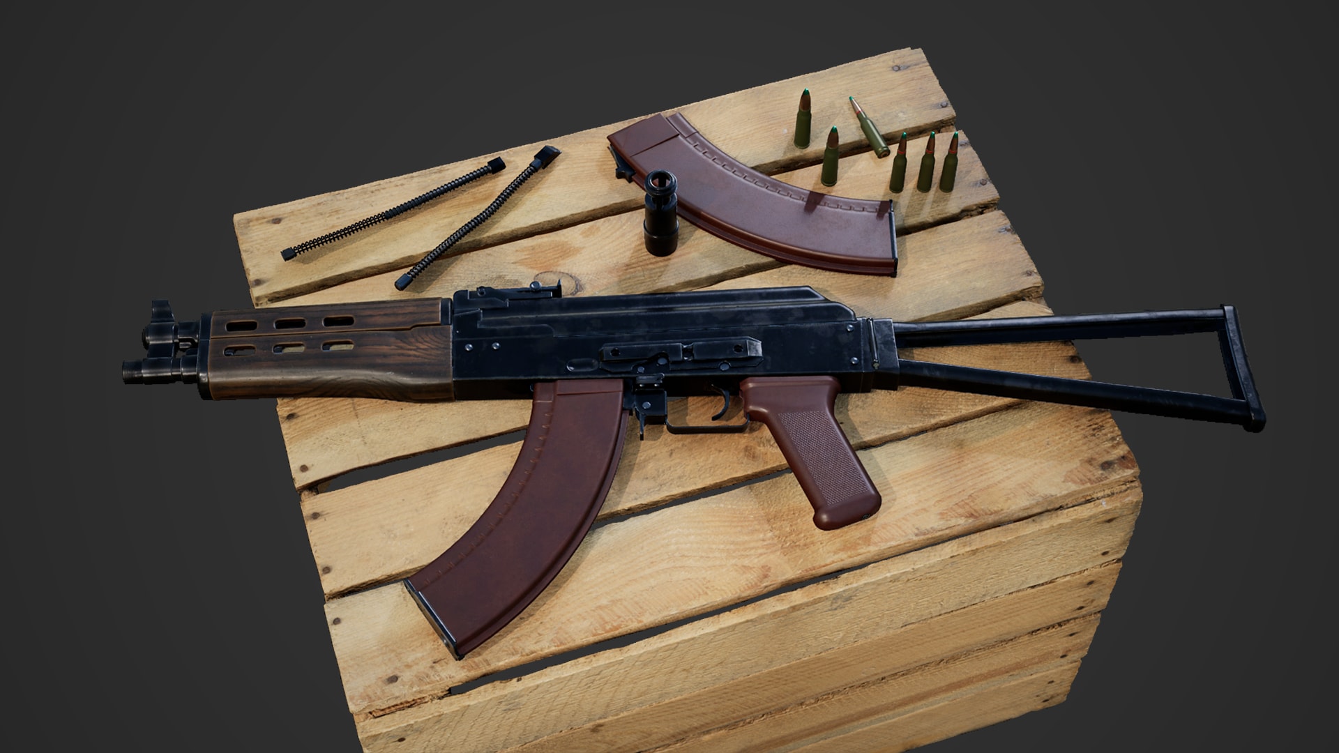 FPS AK Modular Weapons Pack (HQ soviet assault rifles)：武器 - UE マーケットプレイス
