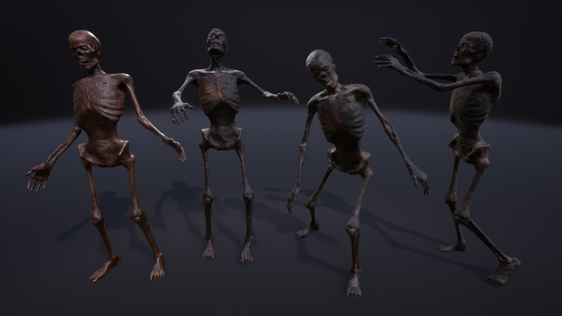 Skeleton Zombies in Characters - UE Marketplace