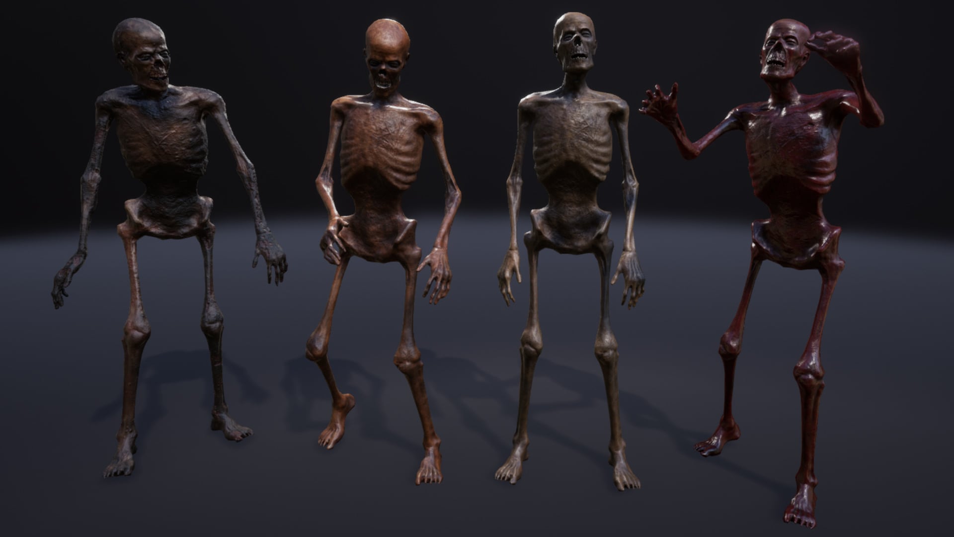 Skeleton Zombies in Characters - UE Marketplace