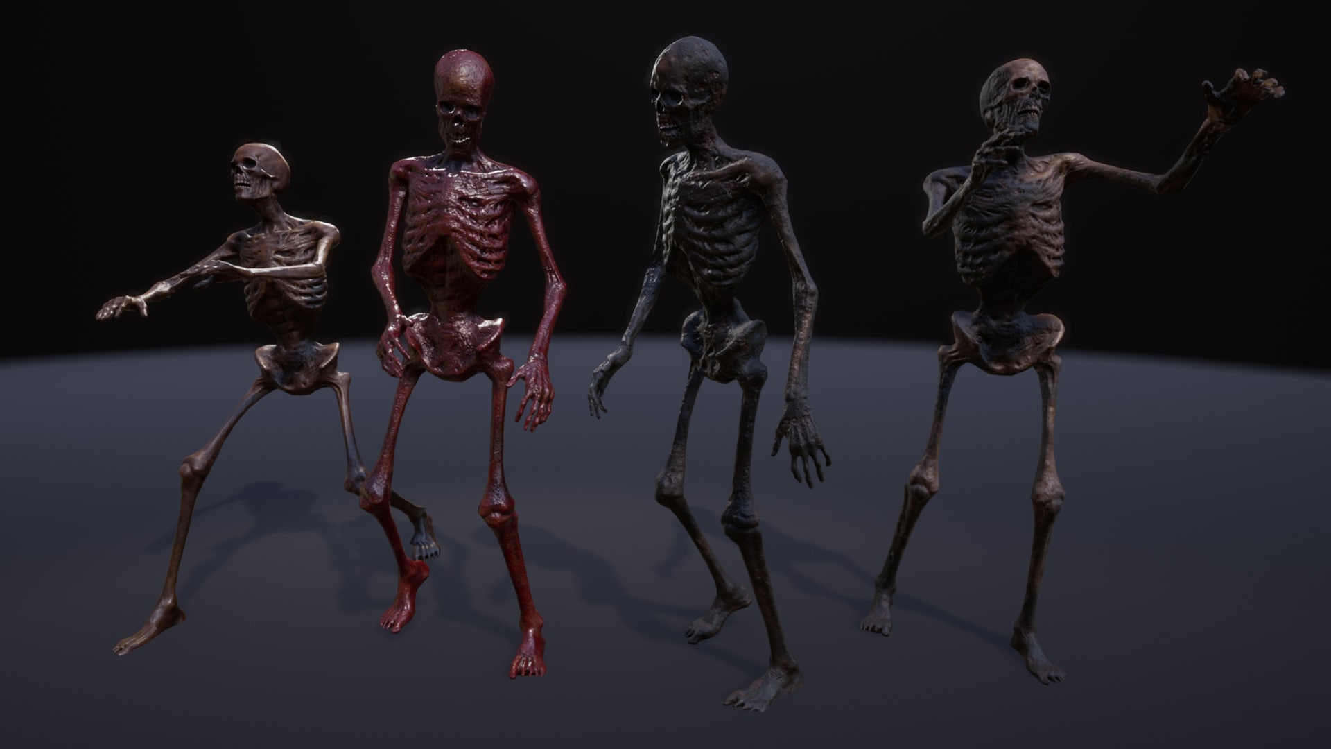 Skeleton Zombies in Characters - UE Marketplace