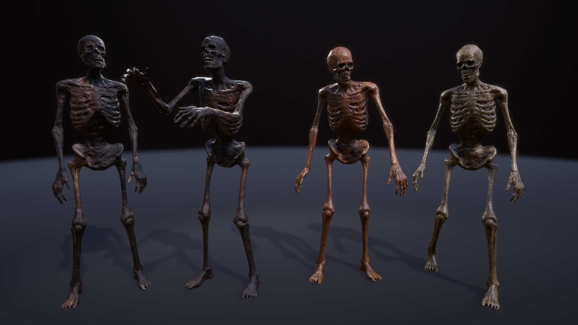 Skeleton Zombies in Characters - UE Marketplace