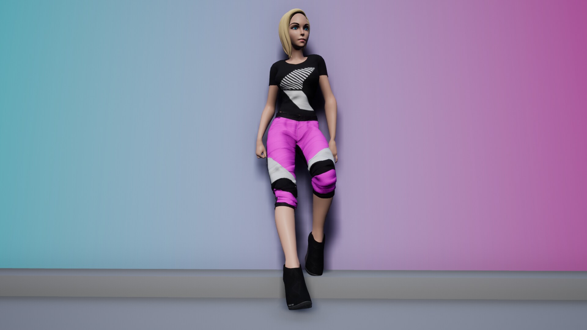 Casual Stylized Female Character in Characters - UE Marketplace