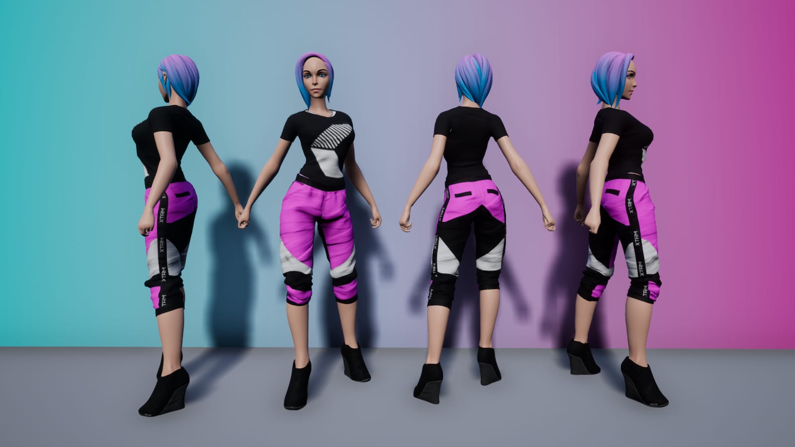 Casual Stylized Female Character in Characters - UE Marketplace