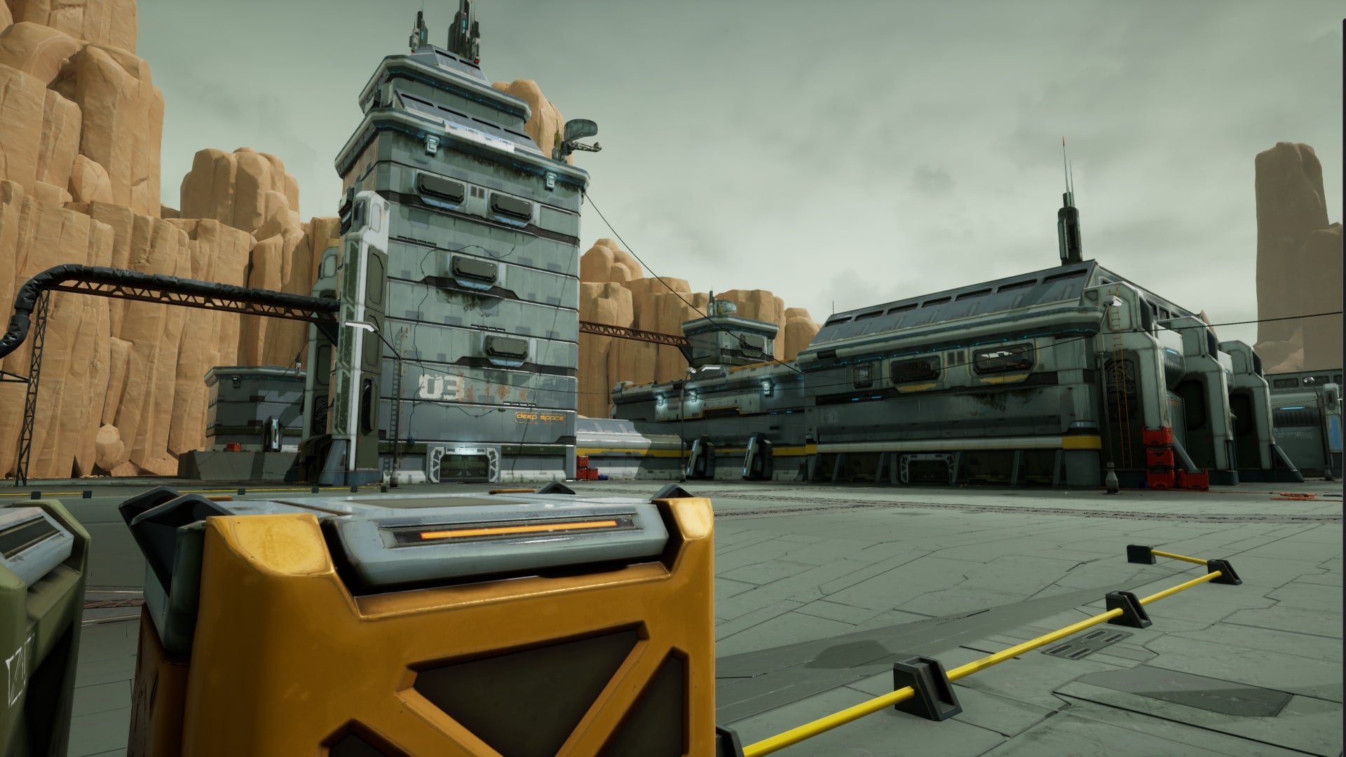 Sci-Fi Modular Hangars Location in Environments - UE Marketplace