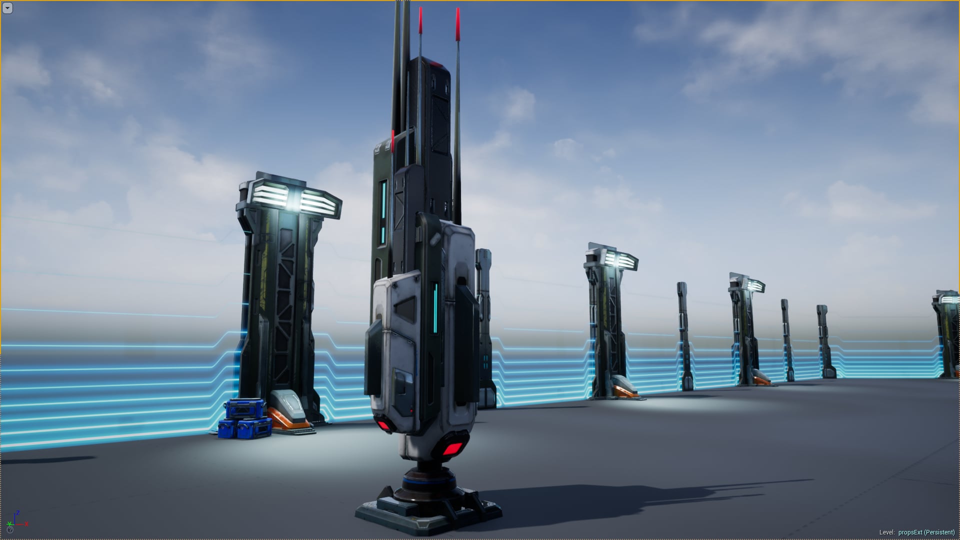 Sci-Fi Props Exterior Pack in Props - UE Marketplace