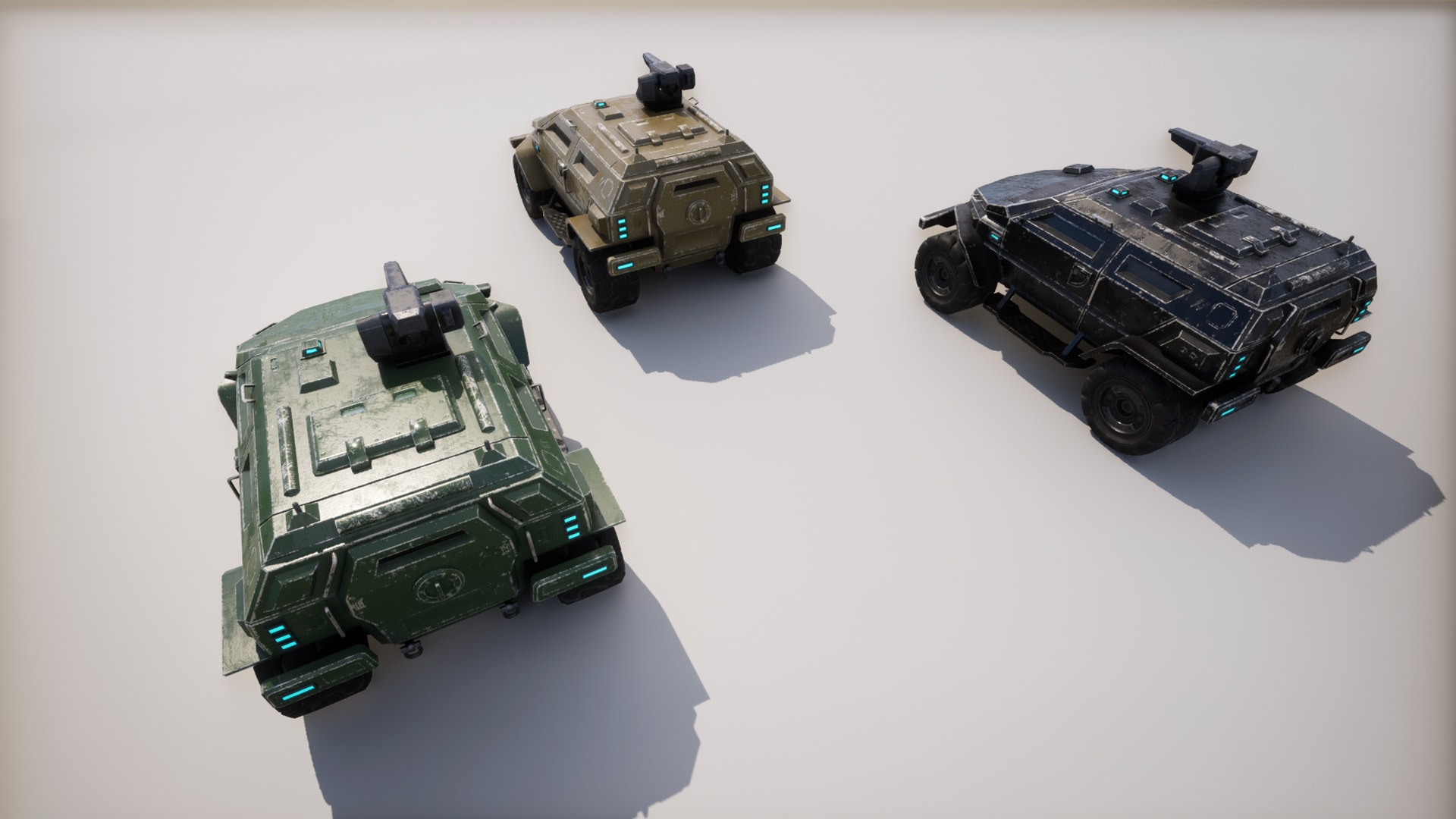 在道具创建的Sci-fi Military Vehicle - 虚幻引擎商城