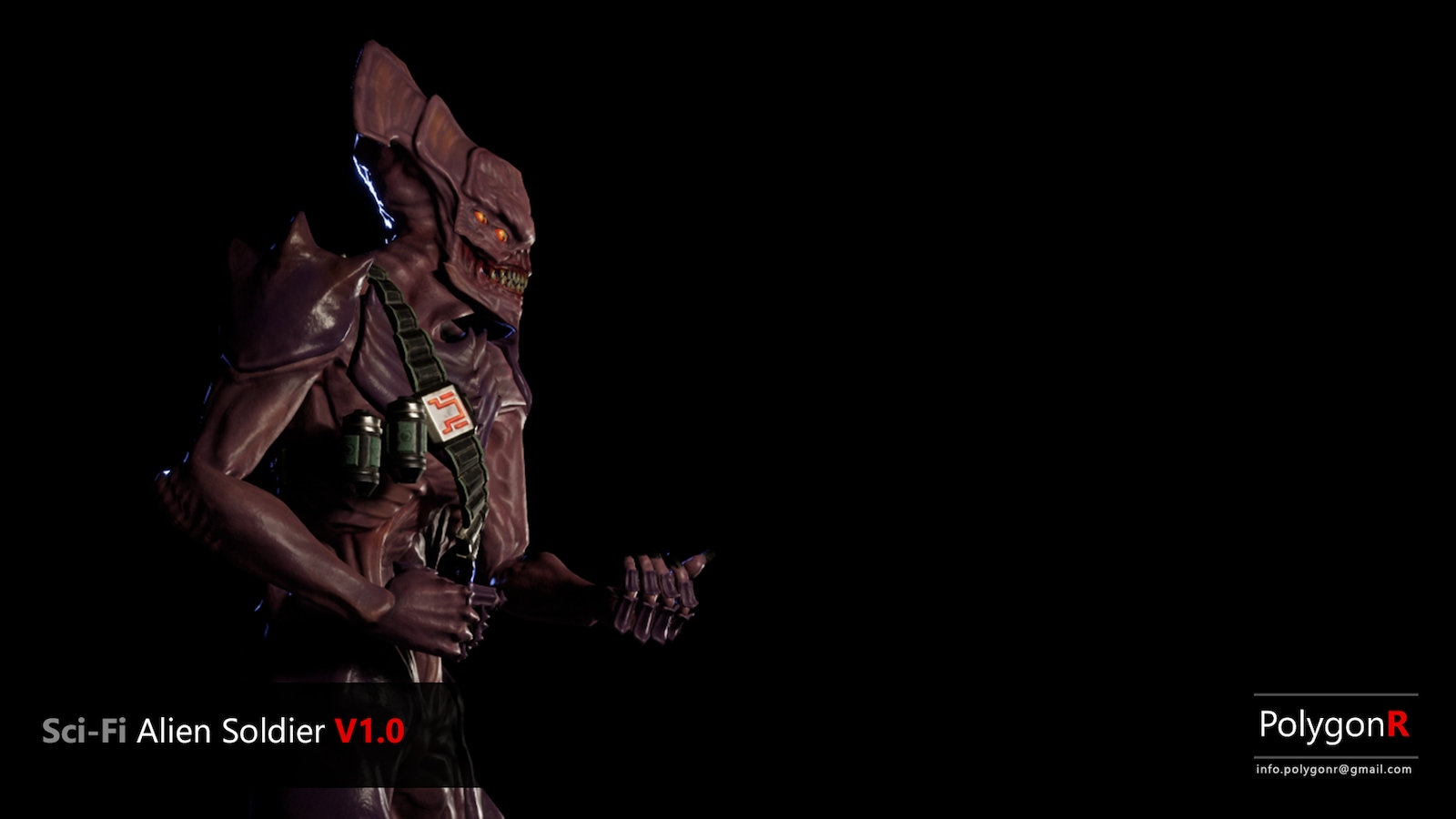 Sci Fi Alien Soldier in Characters - UE Marketplace