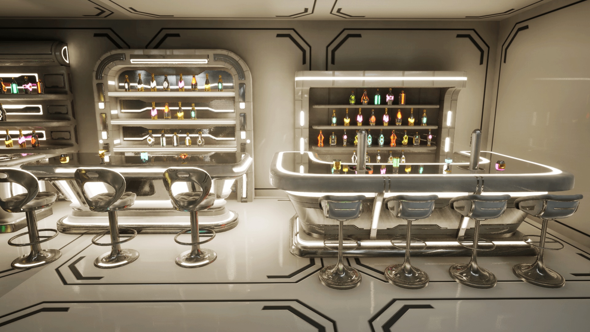 Sci-Fi Bar Props, 카테고리 소품 - UE 마켓플레이스