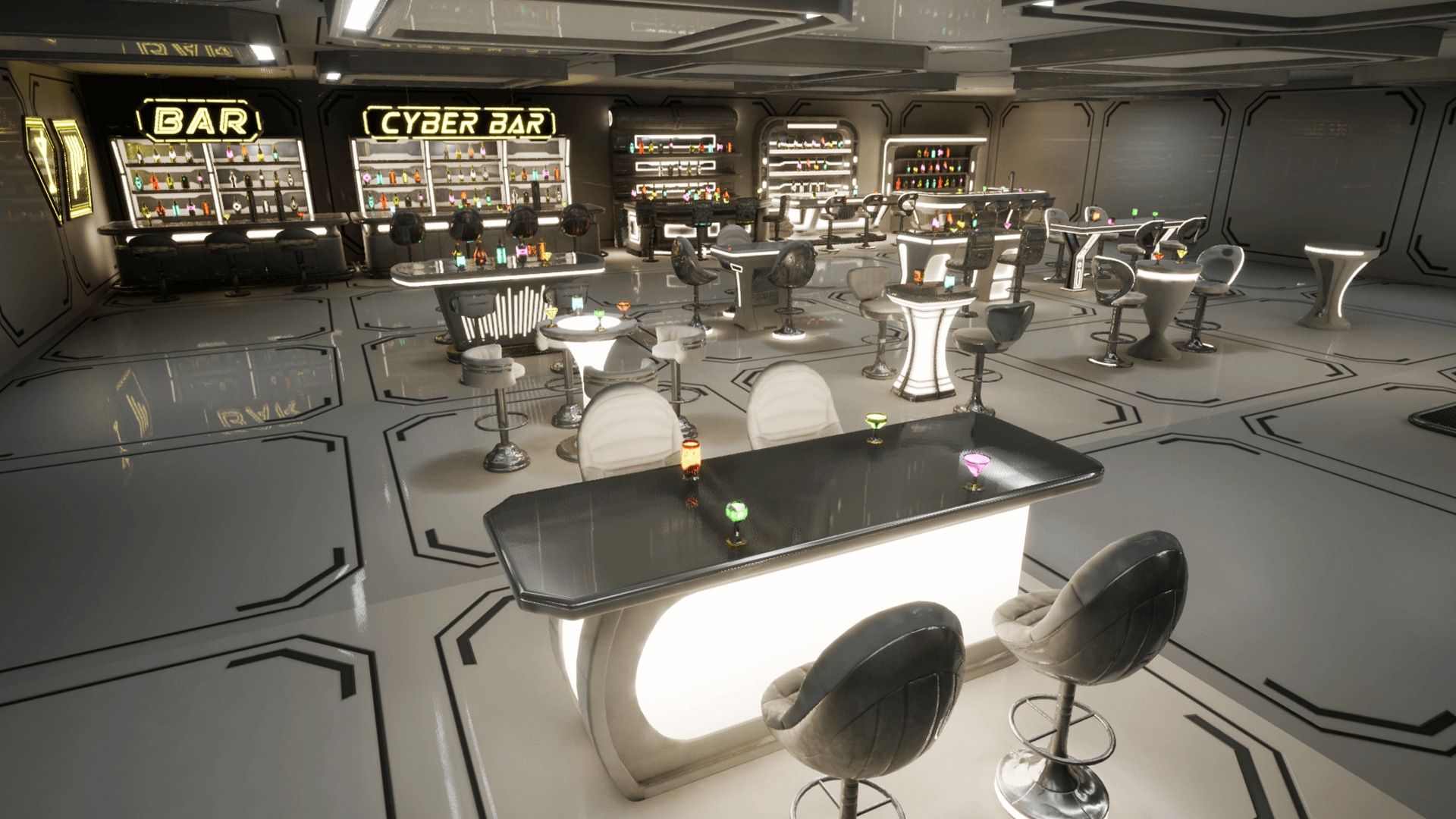 Sci-Fi Bar Props, 카테고리 소품 - UE 마켓플레이스