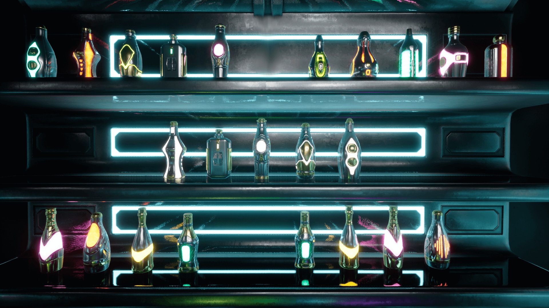 Sci-Fi Bar Props, 카테고리 소품 - UE 마켓플레이스