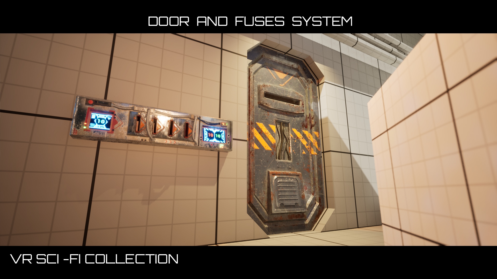 Sci-Fi Door VR - Fuse System -, 카테고리 블루프린트 - UE 마켓플레이스