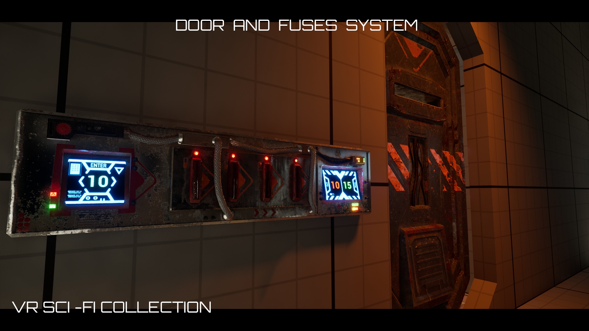 Sci-Fi Door VR - Fuse System -, 카테고리 블루프린트 - UE 마켓플레이스
