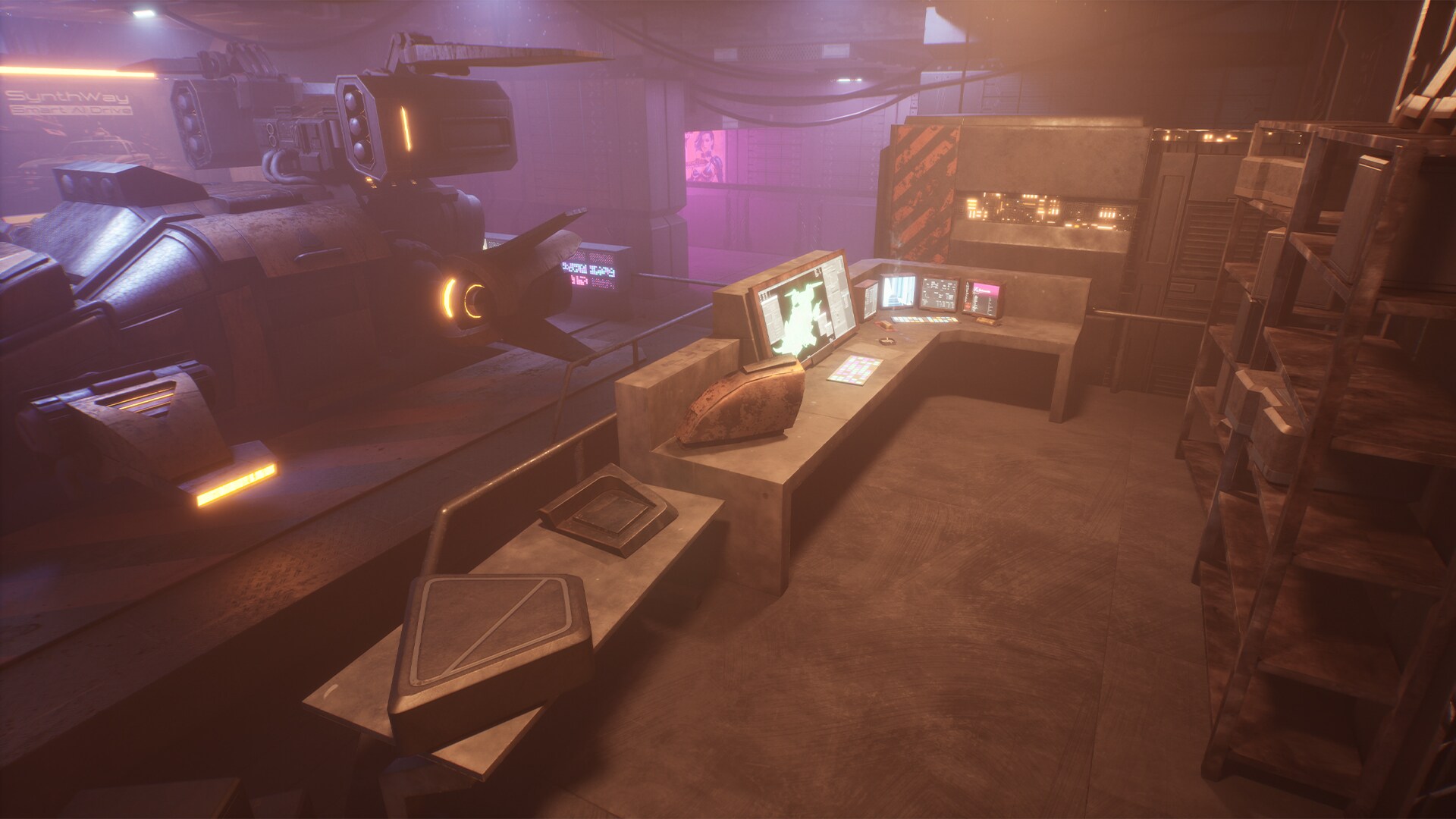 Sci-Fi Workshop - Environment Pack：環境 - UE マーケットプレイス