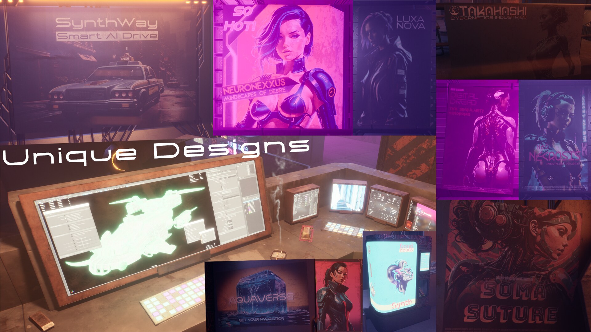 Sci-Fi Workshop - Environment Pack：環境 - UE マーケットプレイス