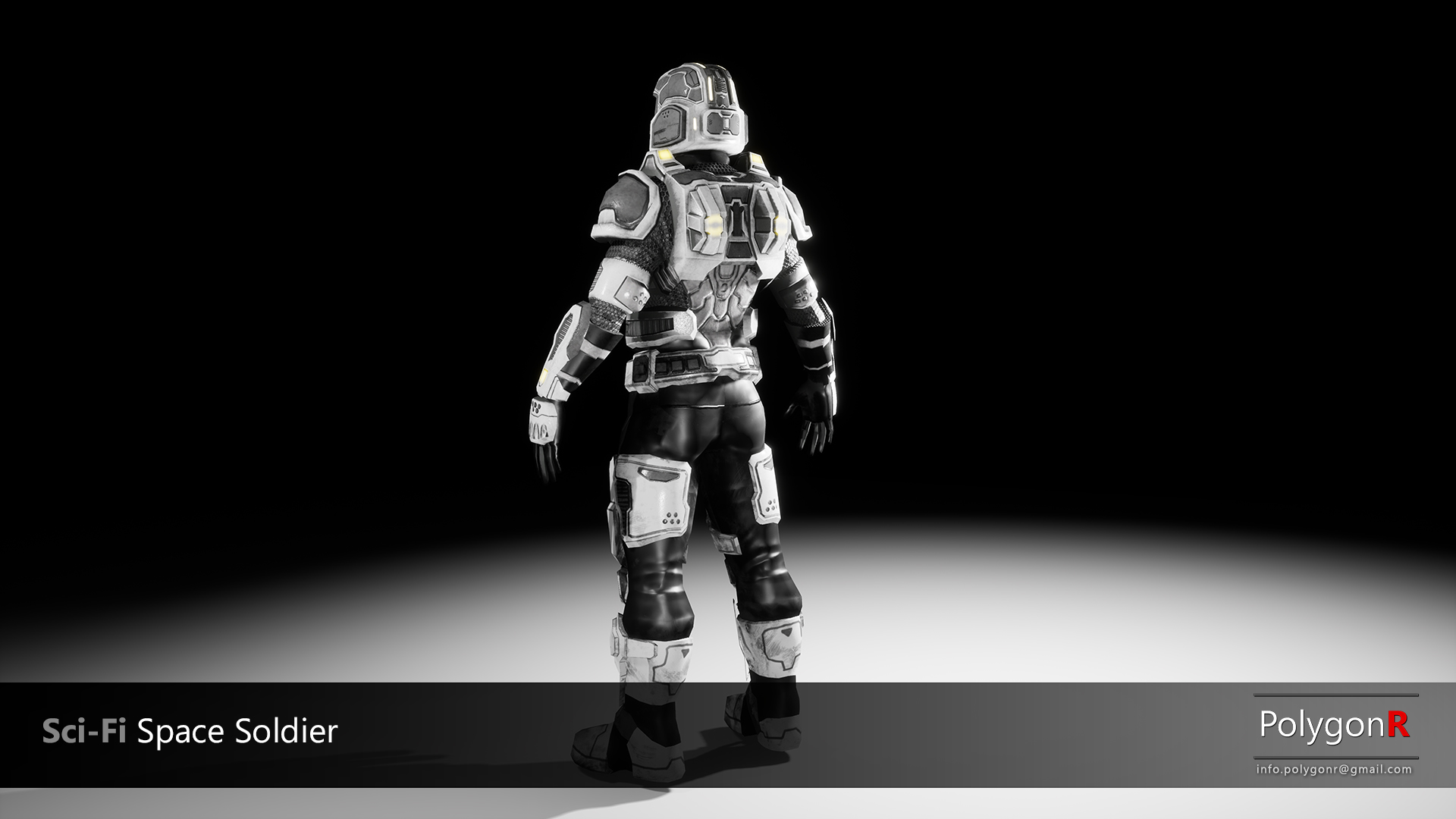 Sci Fi Space Soldier