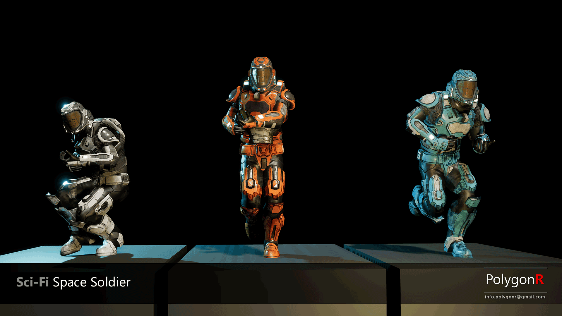 Sci Fi Space Soldier