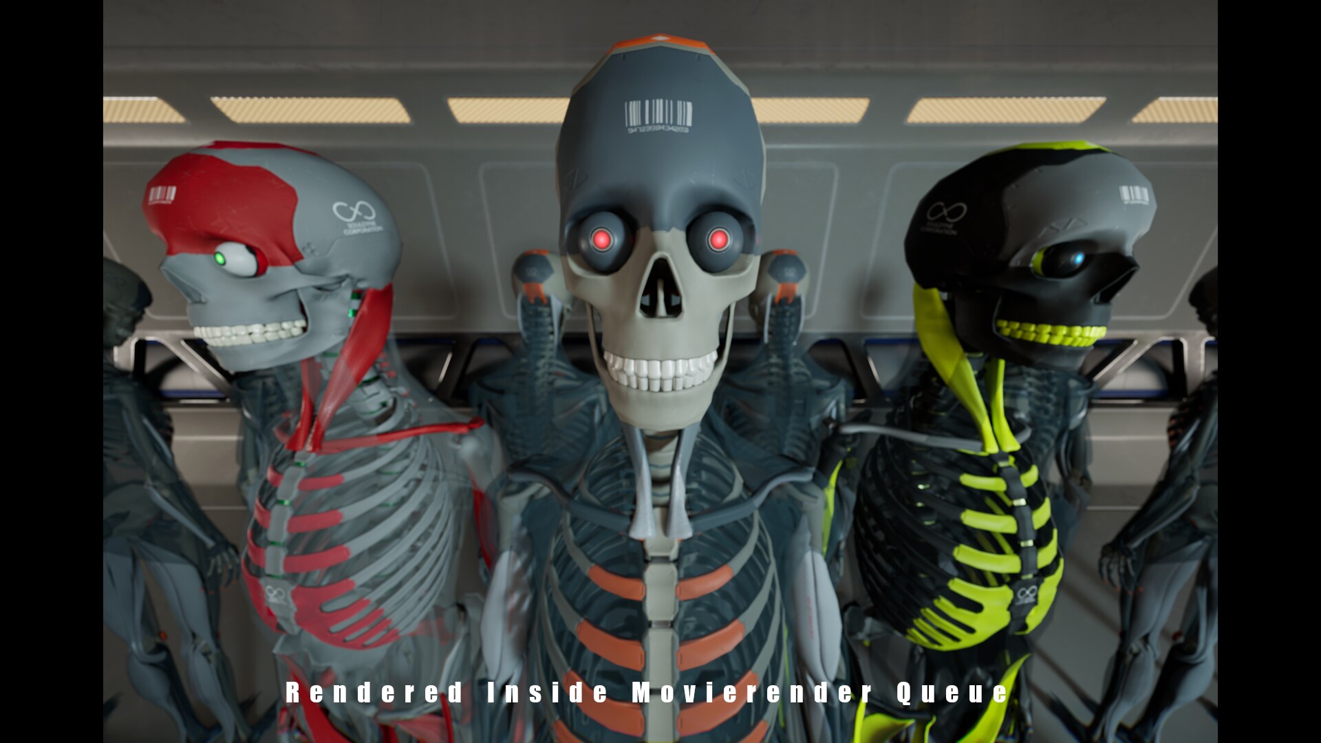 Sci-fi Skeleton in Characters - UE Marketplace