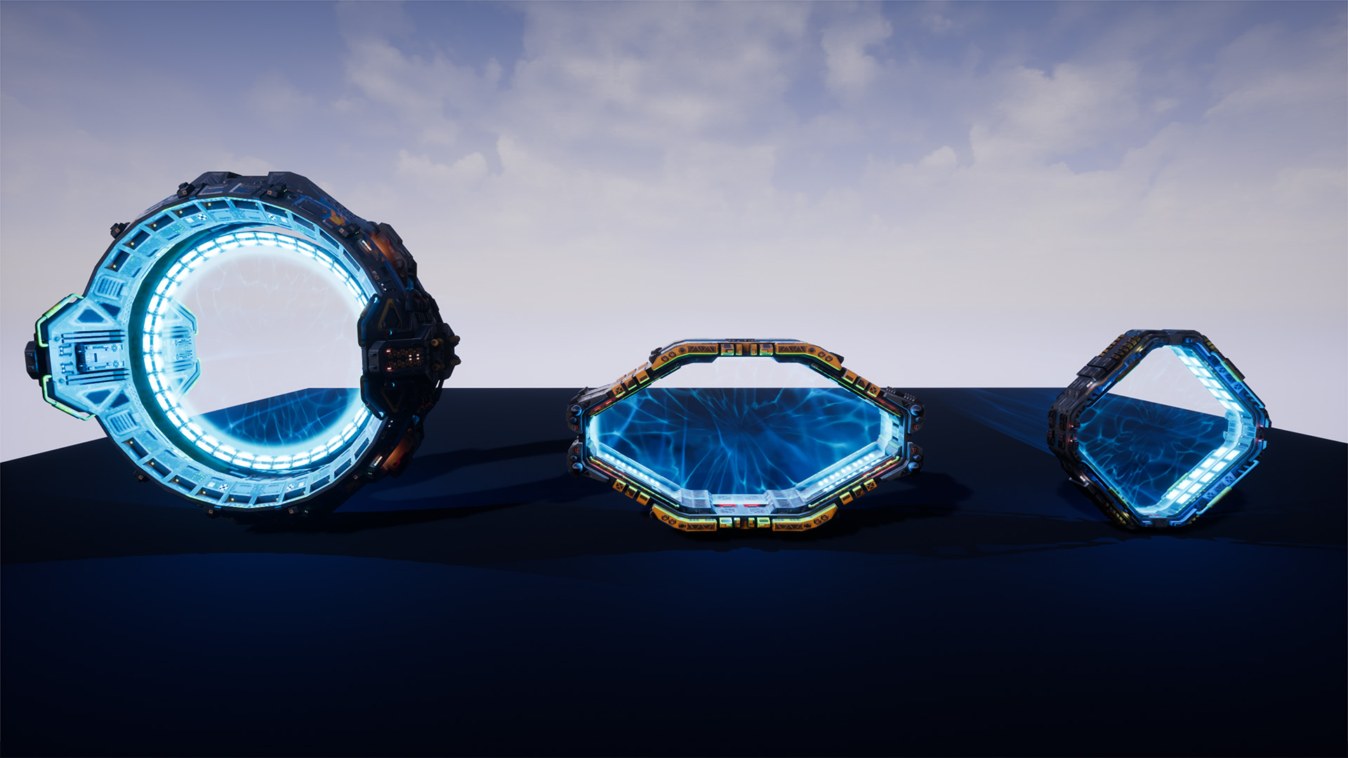 LEAKED GAME ASSETS - Warp Gates Pack