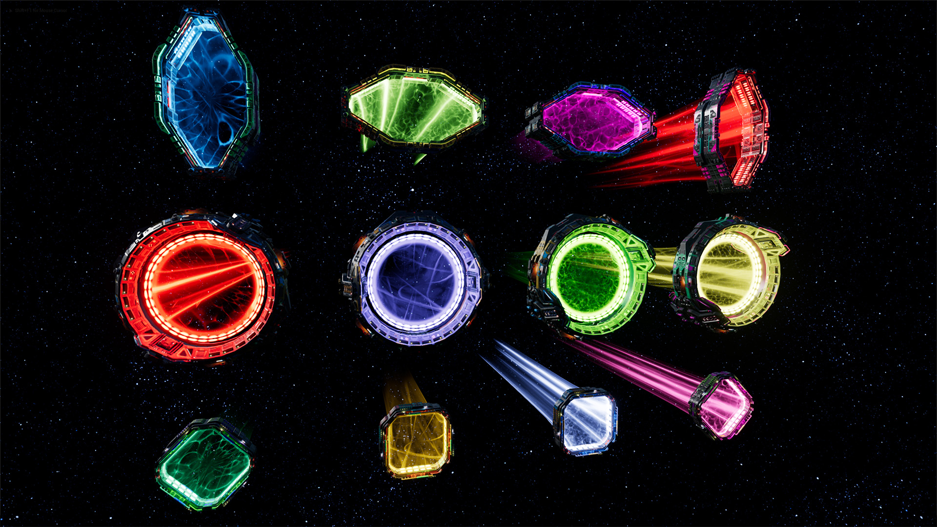 LEAKED GAME ASSETS - Warp Gates Pack