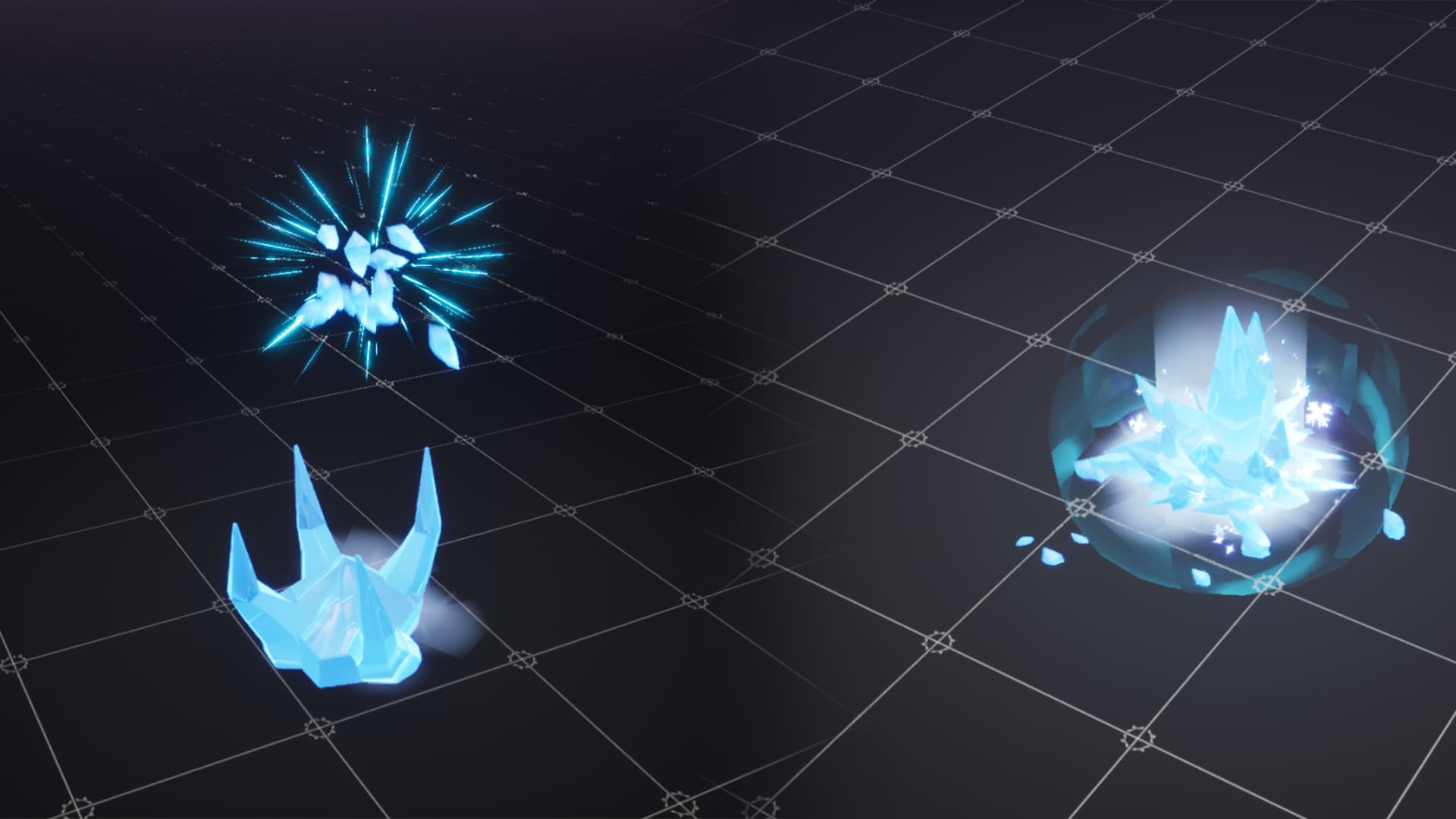 ICE Crystal VFX in Visual Effects - UE Marketplace