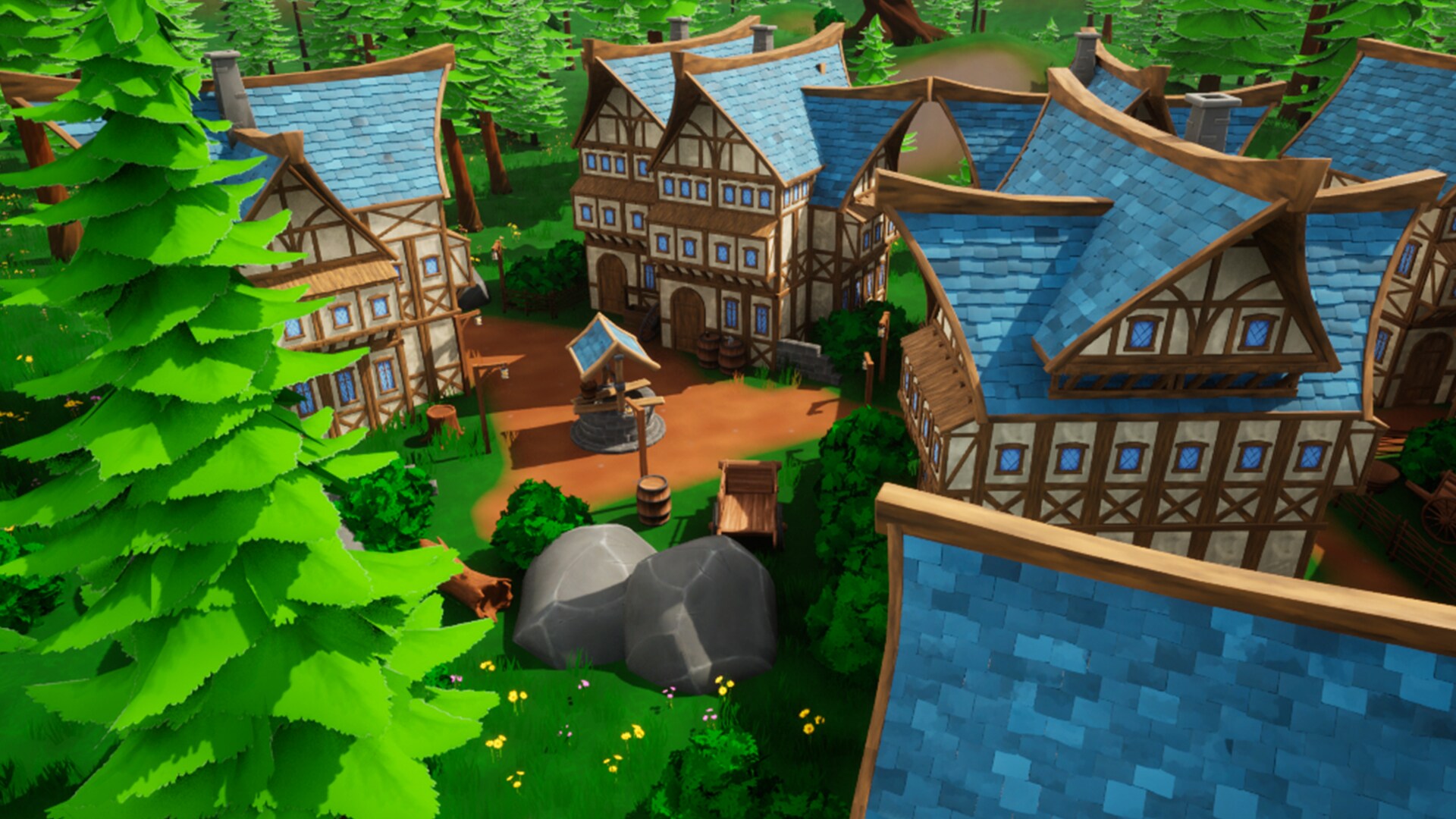 Stylized Medieval Environment in Environments - UE Marketplace