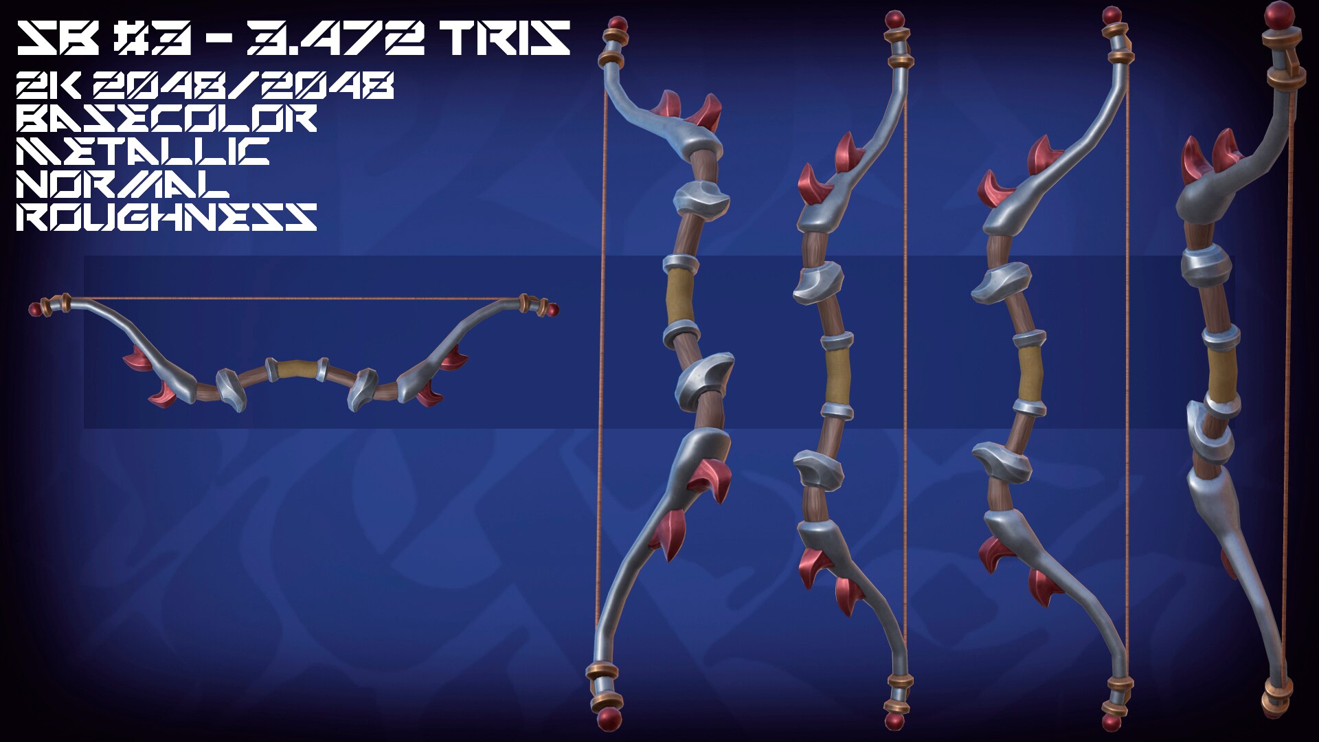 Stylized Bows PBR Asset Pack Vol.1 in Weapons - UE Marketplace