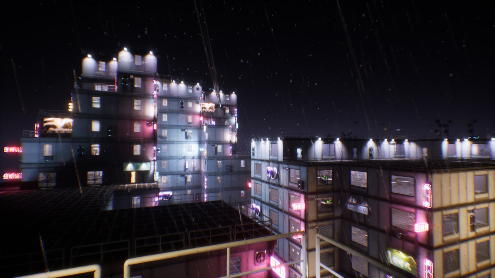 在环境创建的Cyberpunk City Builder - 虚幻引擎商城