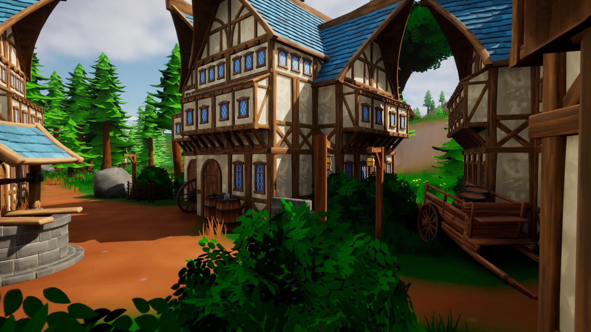 Stylized Medieval Environment in Environments - UE Marketplace