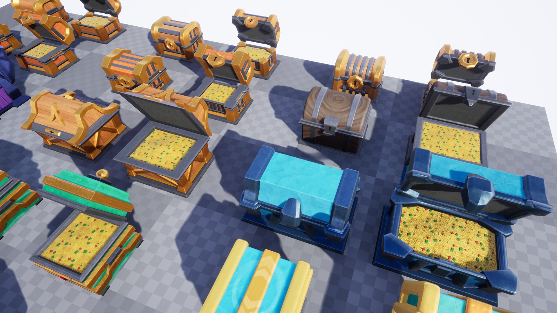 Stylized Chests PBR Asset Pack Vol.1 in Props - UE Marketplace