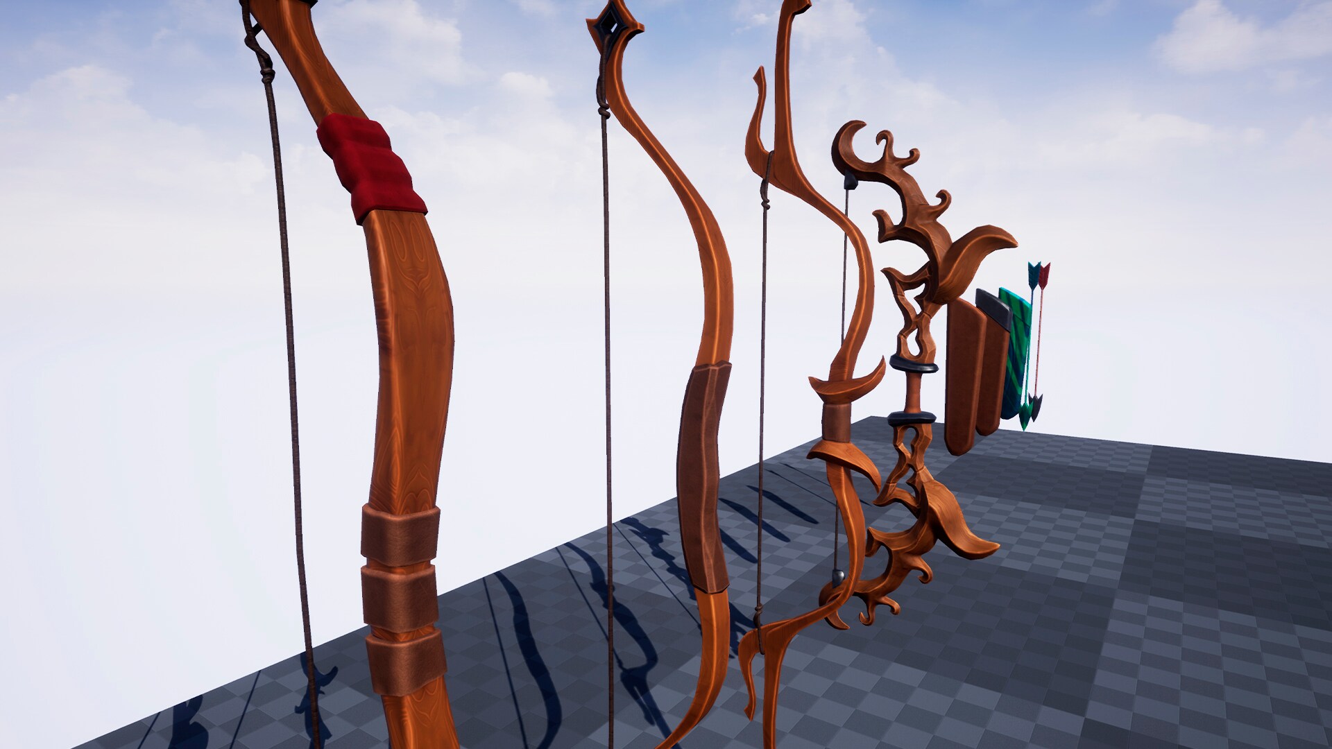 Stylized Bows PBR Asset Pack Vol.1 in Weapons - UE Marketplace