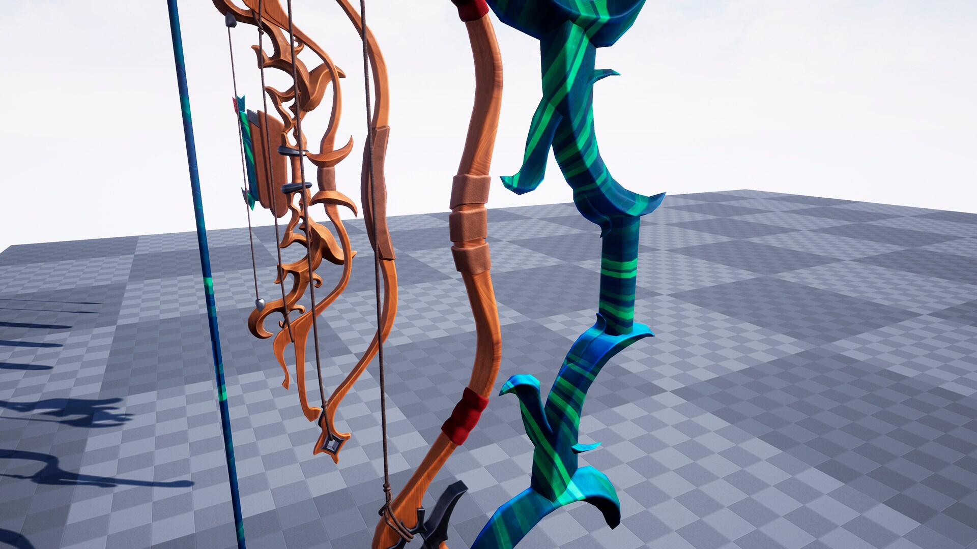 Stylized Bows PBR Asset Pack Vol.1 in Weapons - UE Marketplace