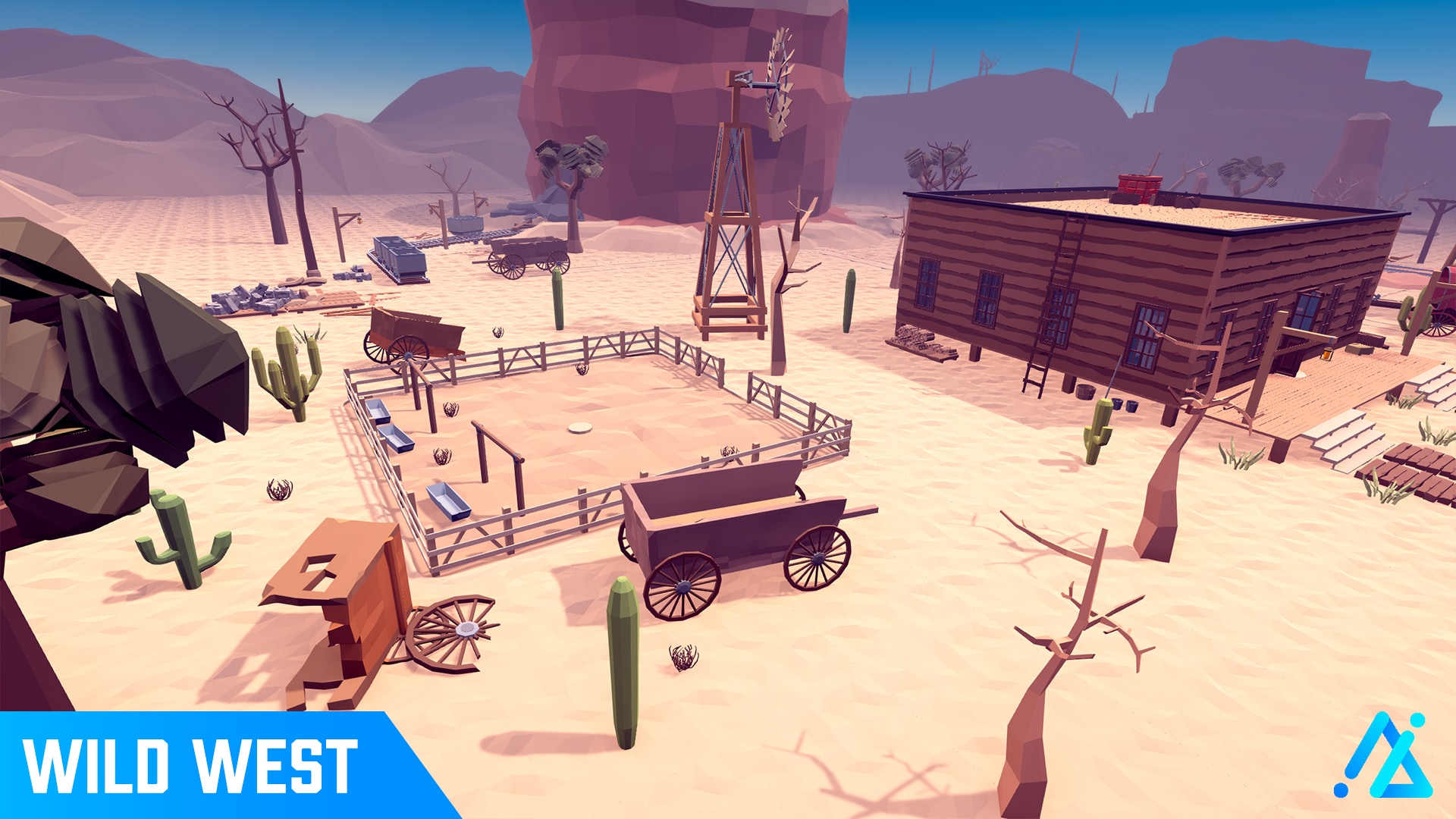POLY - Wild West in Environments - UE Marketplace